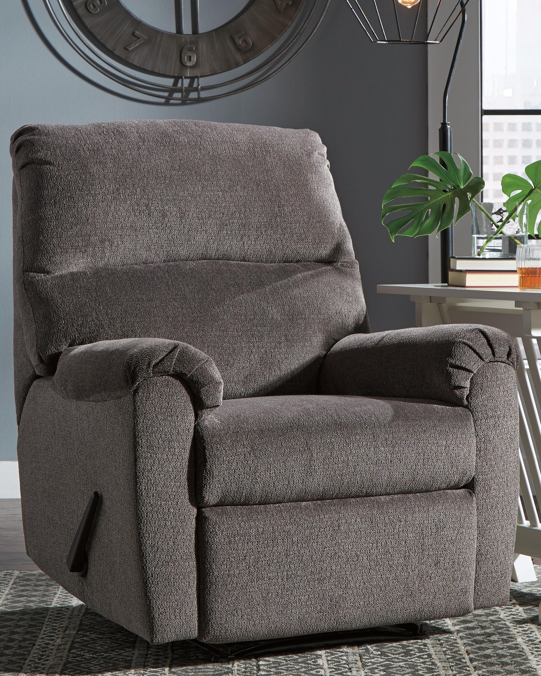 Click here for Nerviano Manual Recliner  Gray prices