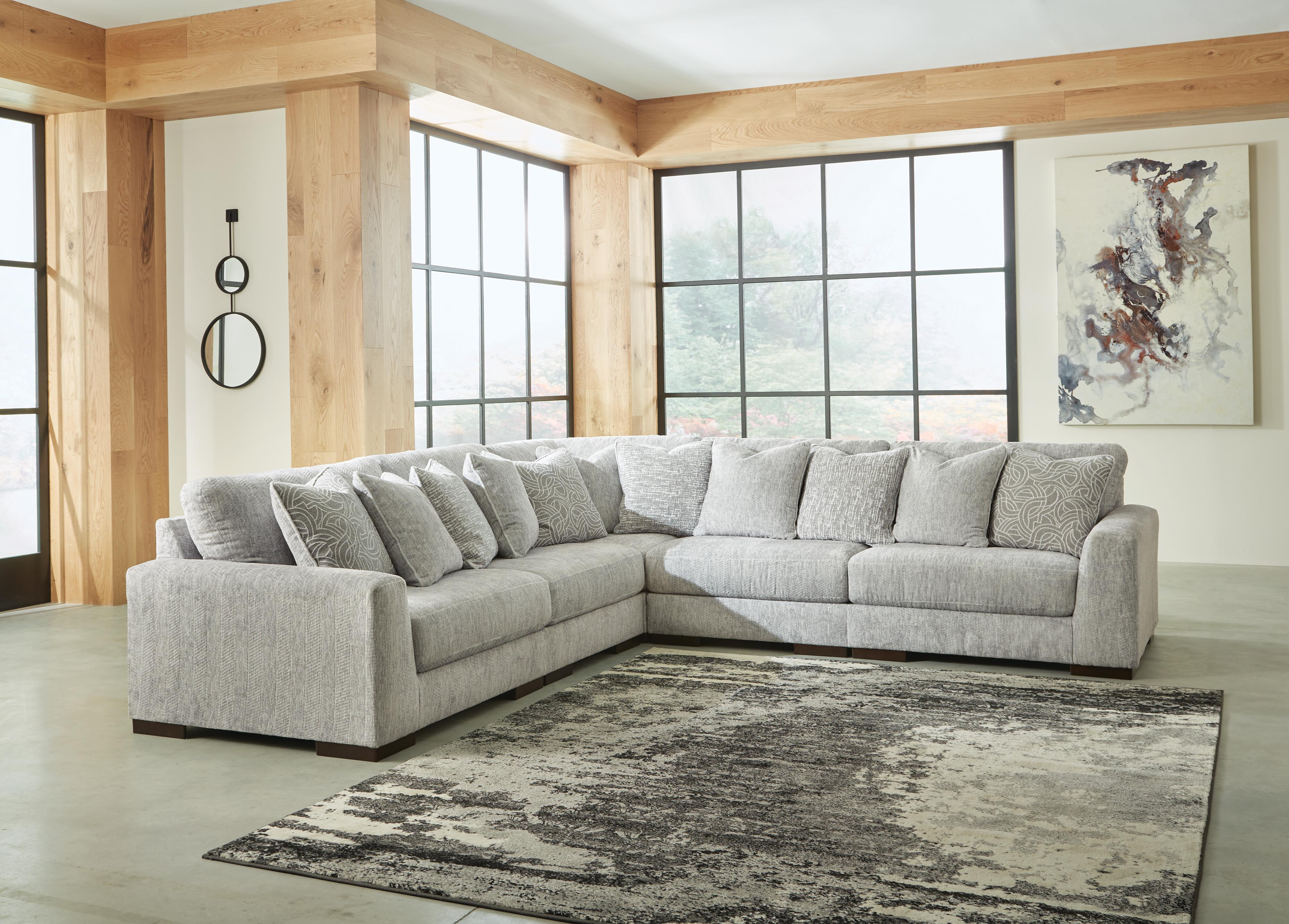 Click here for Regent Park 5-Piece Modular Sectional  Pewter prices