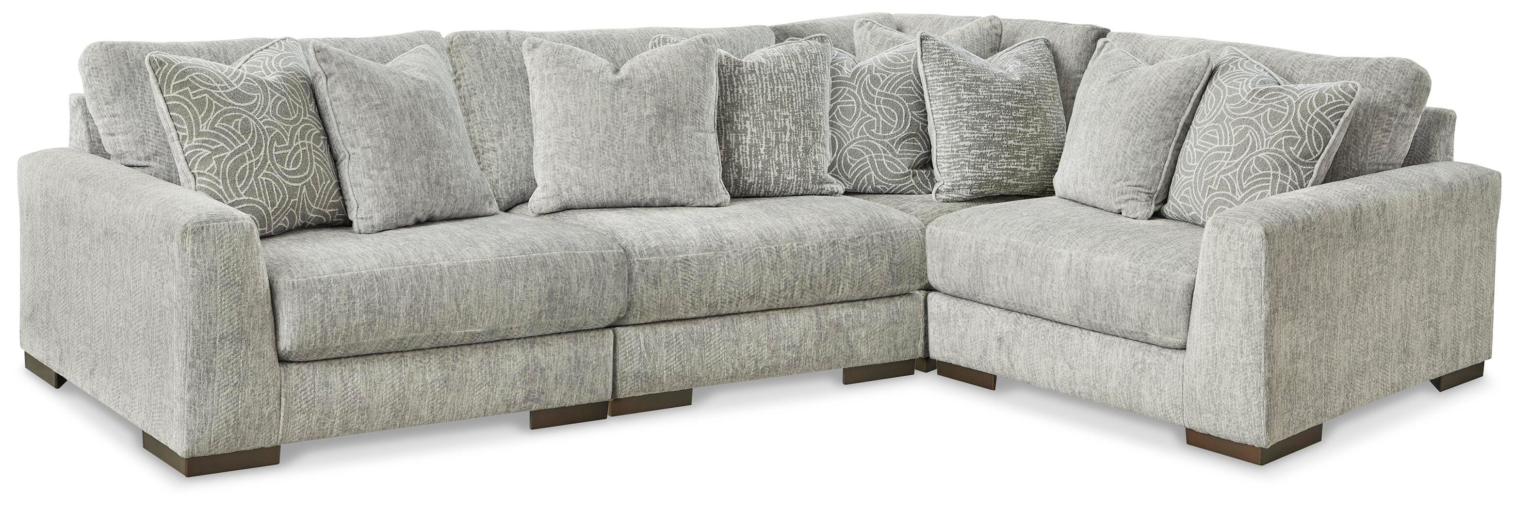 Click here for Regent Park 4-Piece Modular Sectional  Pewter prices