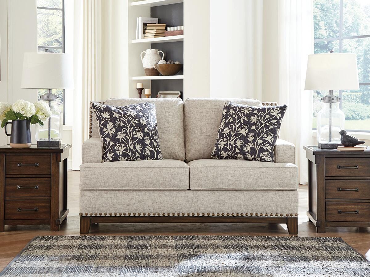 Click here for Ballina Loveseat  Linen prices