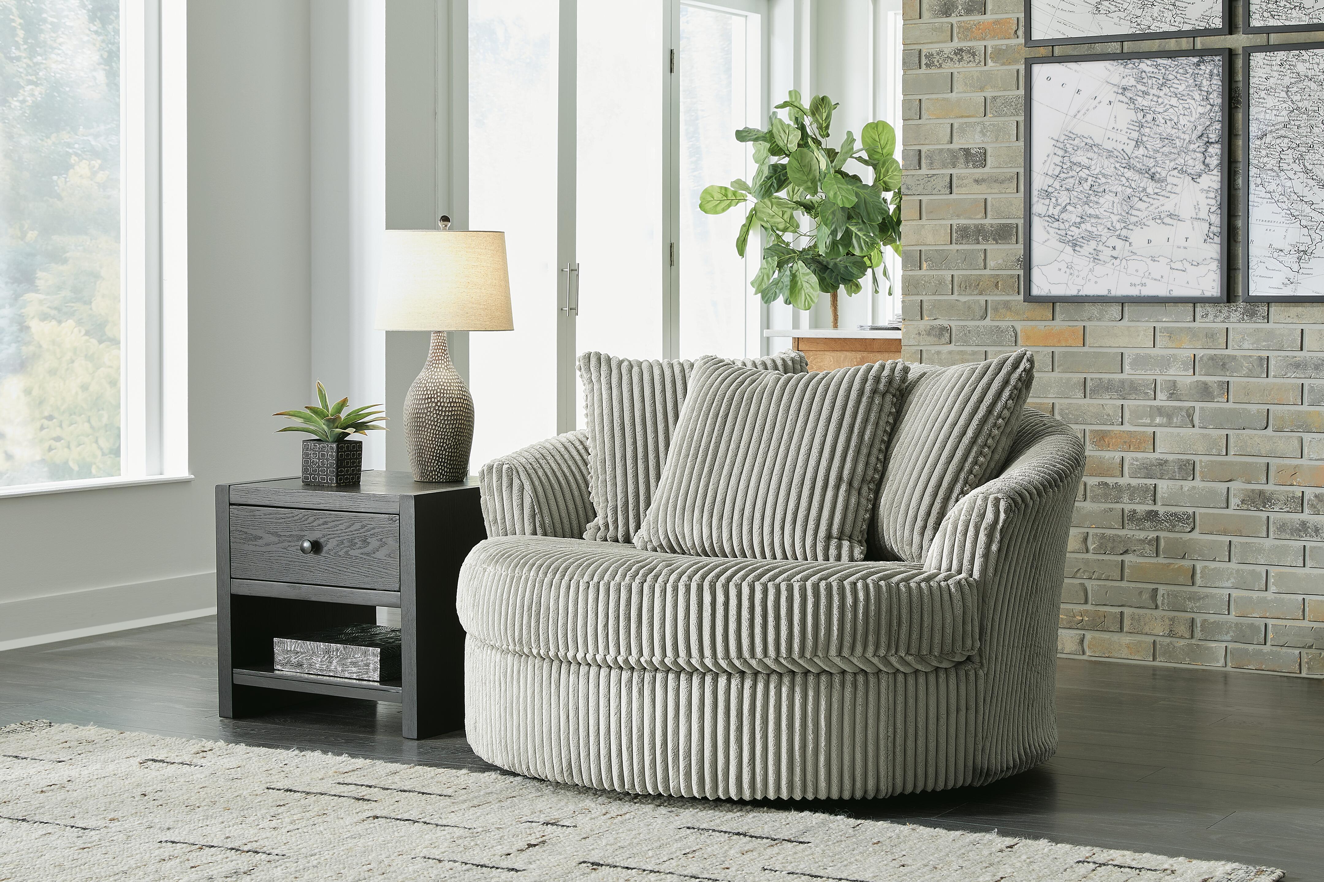Click here for Lindyn Oversized Swivel Accent Chair  Fog prices
