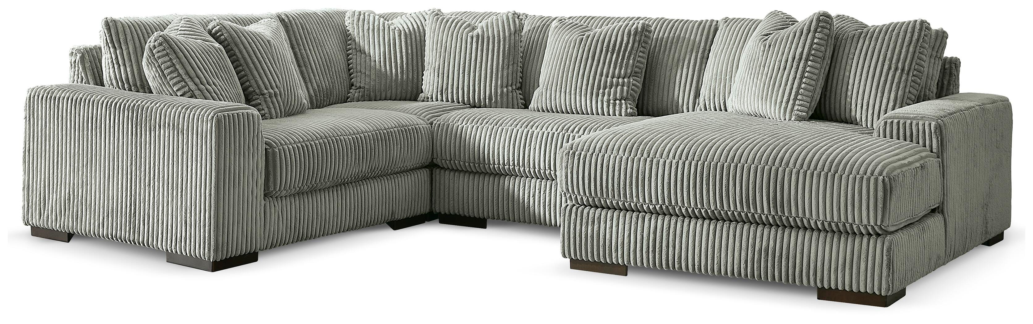 Click here for Lindyn 4-Piece Modular Sectional with Chaise  Fog prices