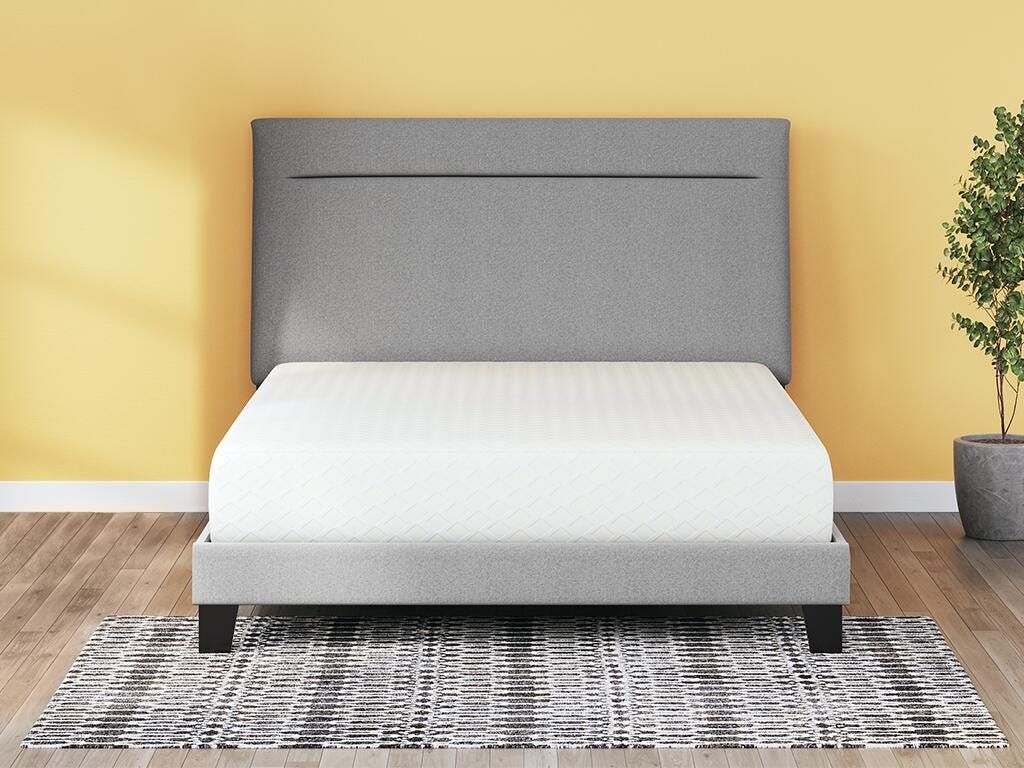 Click here for Chime 10 Inch Firm Memory Foam King Mattress in a... prices