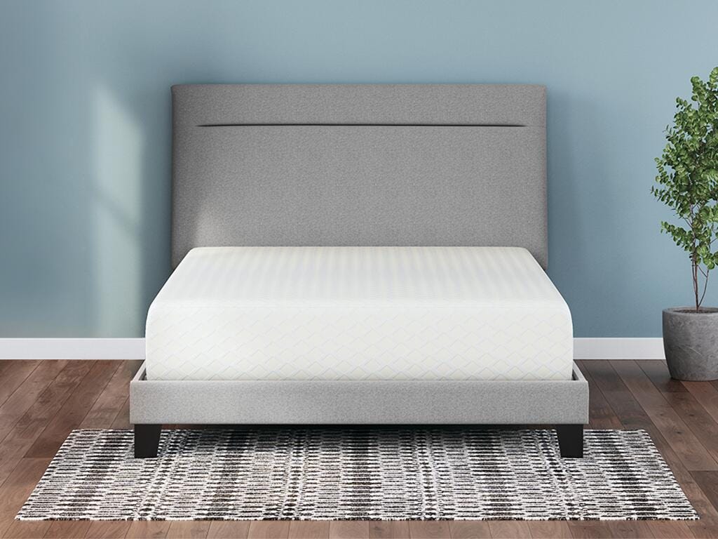 Click here for Chime 12 Inch Plush Memory Foam Twin Mattress in a... prices