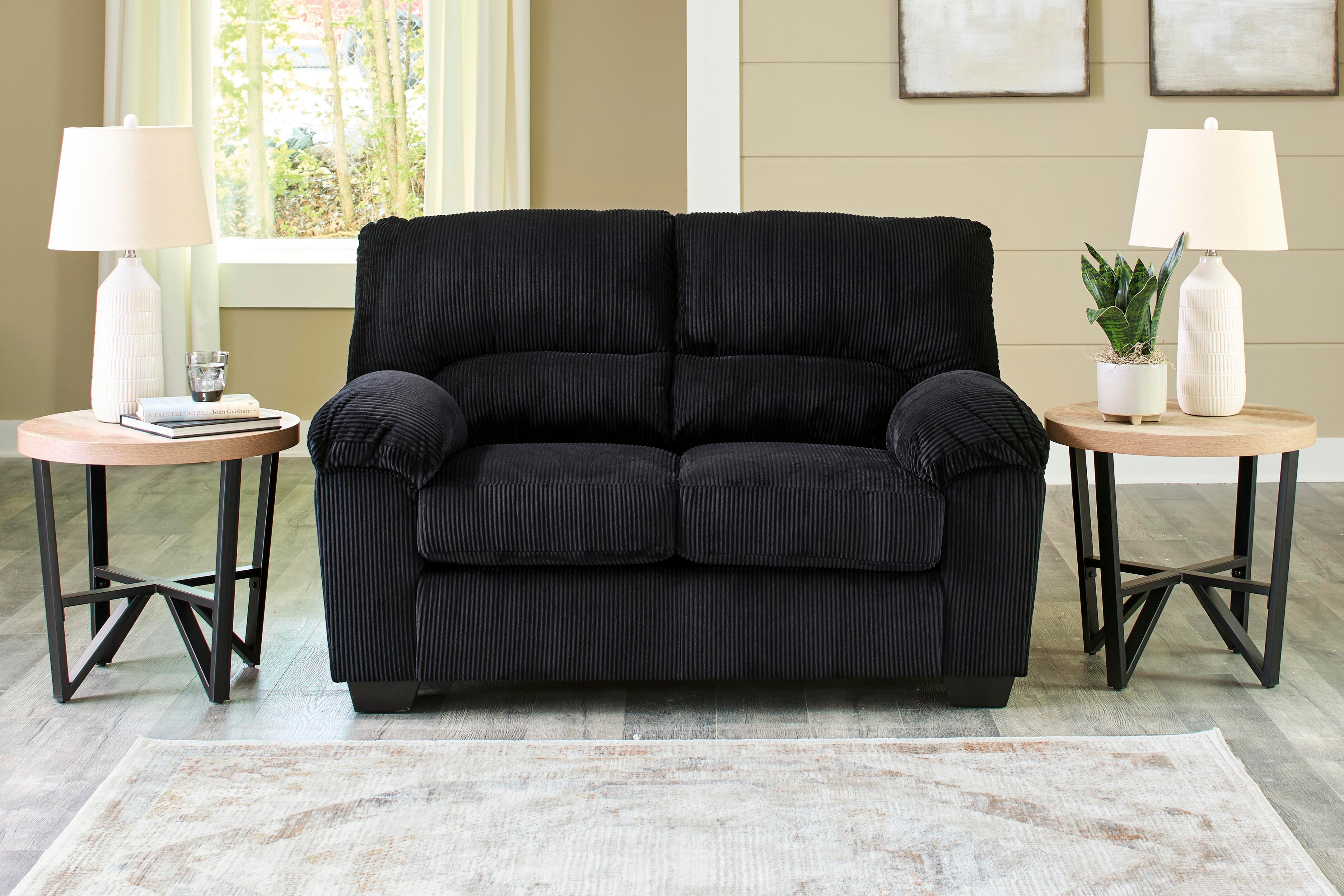 Click here for SimpleJoy Loveseat  Onyx prices