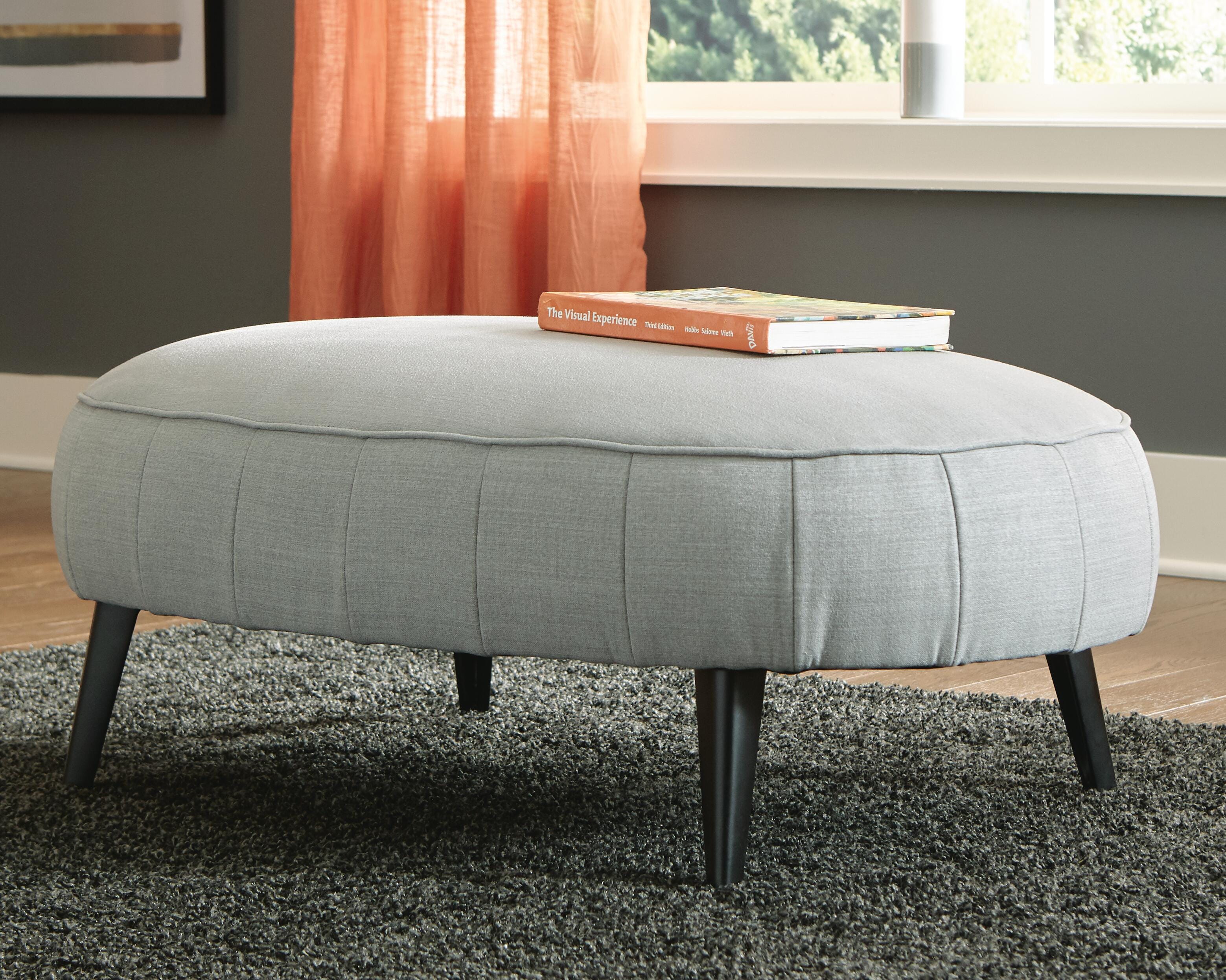 Click here for Hollyann Oversized Accent Ottoman  Gray prices