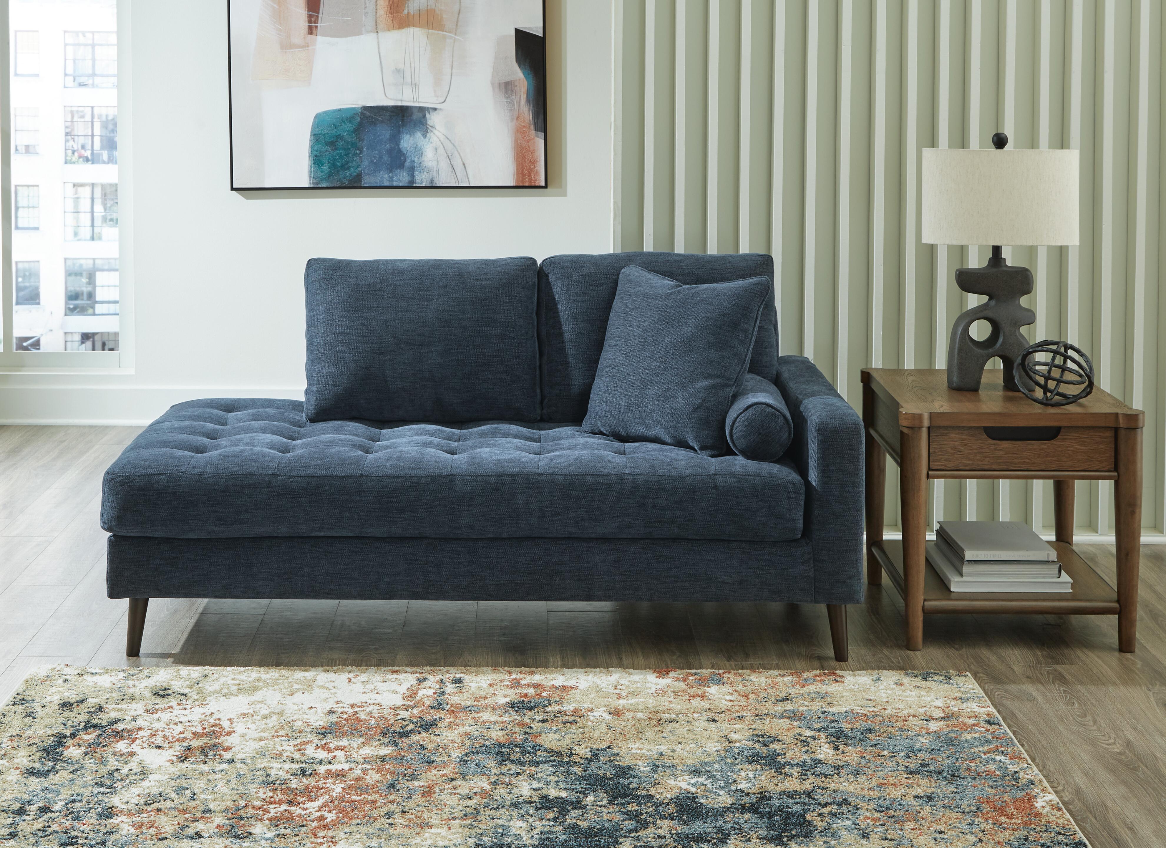 Click here for Bixler Right-Arm Facing Corner Chaise  Navy prices