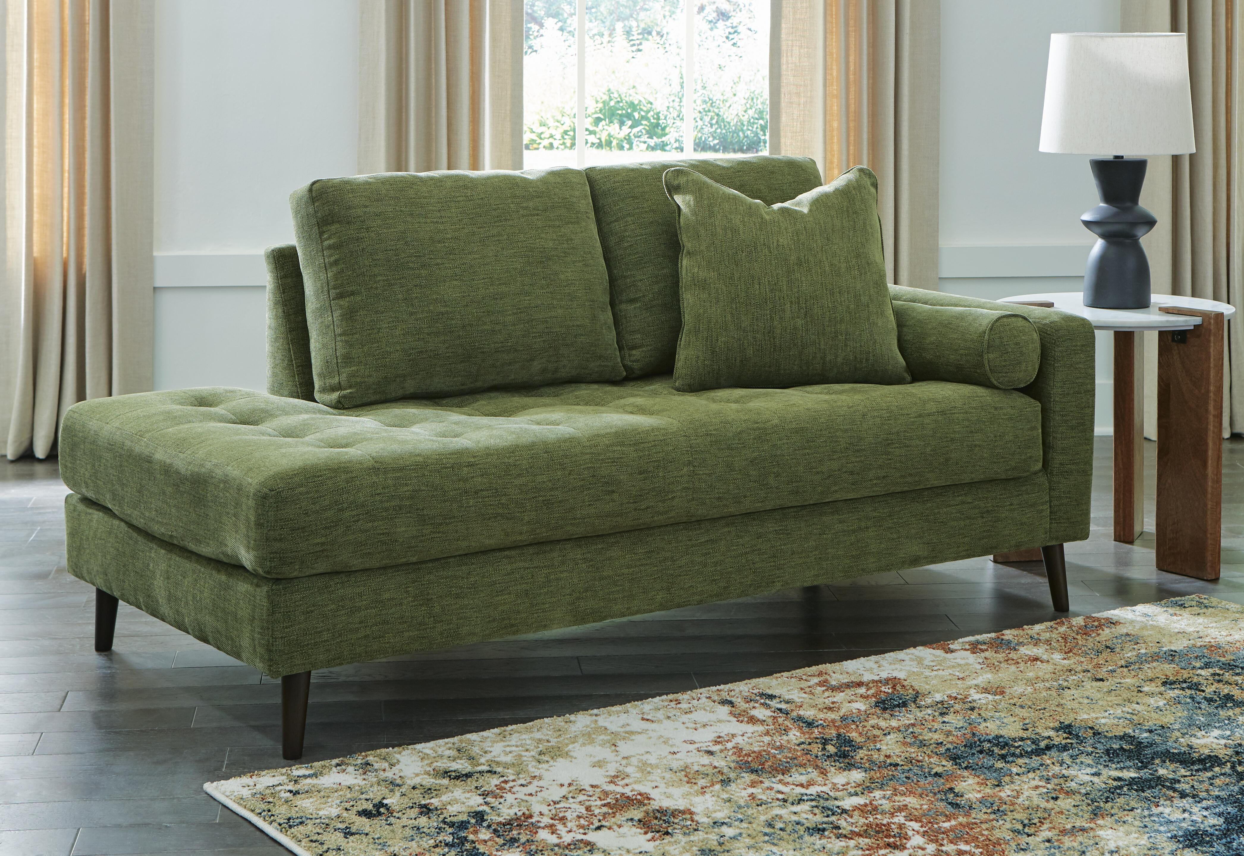 Click here for Bixler Right-Arm Facing Corner Chaise  Olive prices