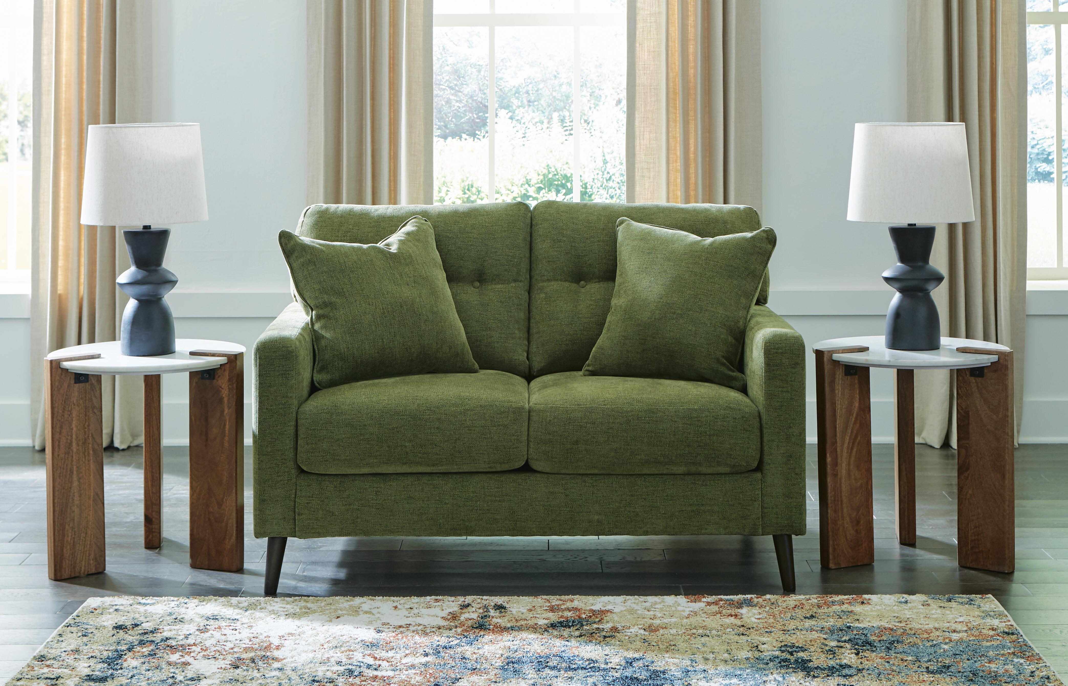 Click here for Bixler Loveseat  Olive prices