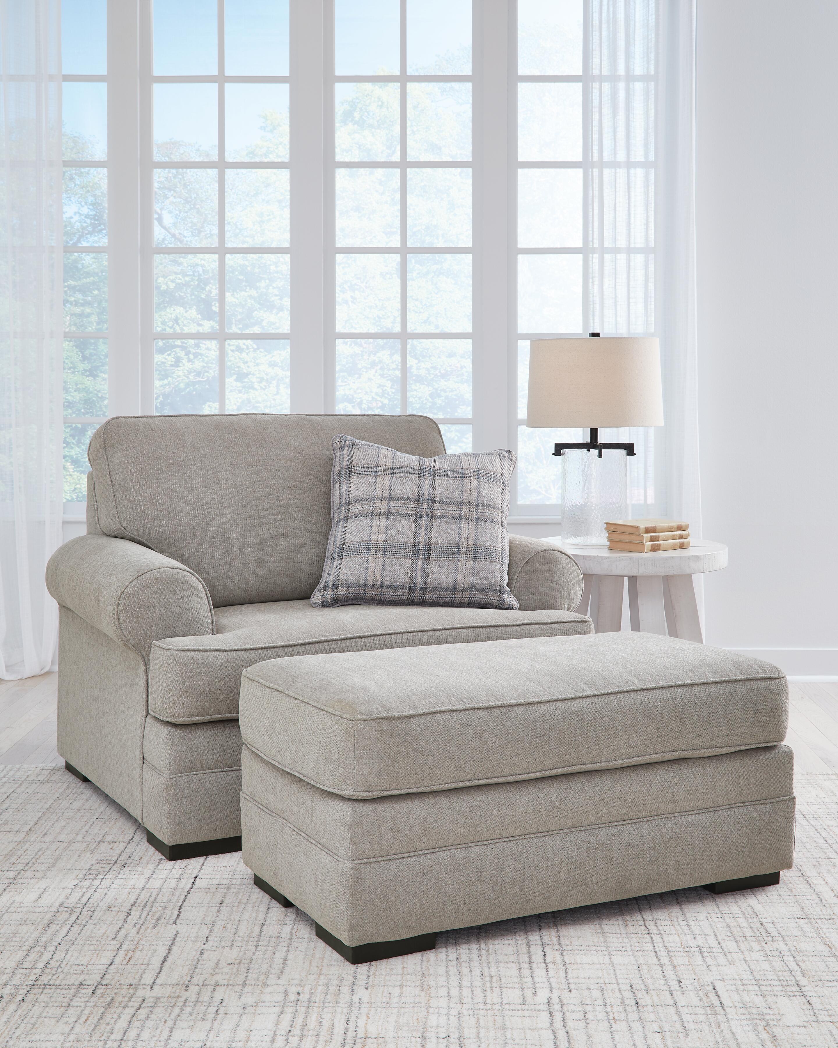 Click here for Arbhor Knoll Chair and Ottoman  Taupe prices