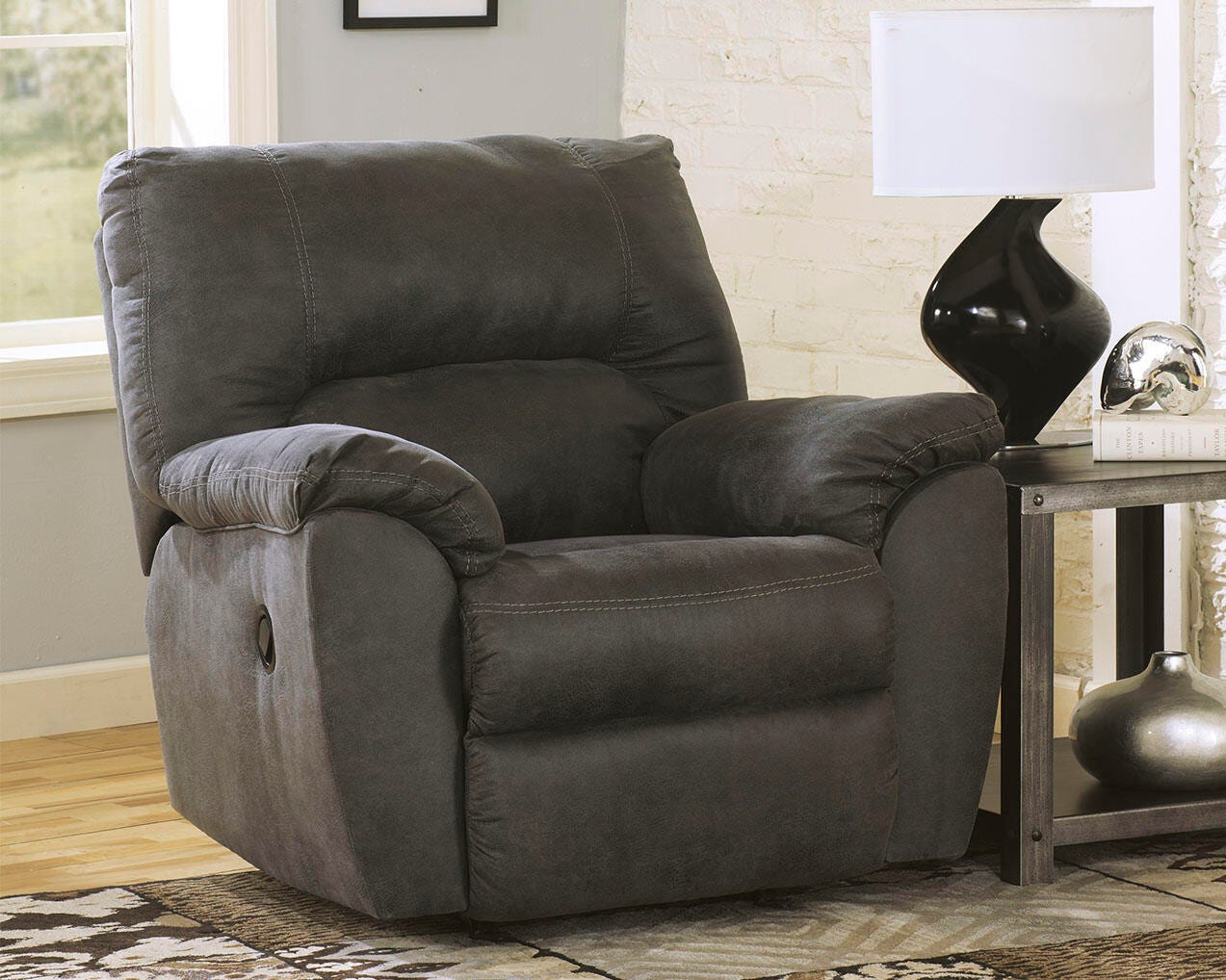 Click here for Tambo Manual Recliner  Pewter prices