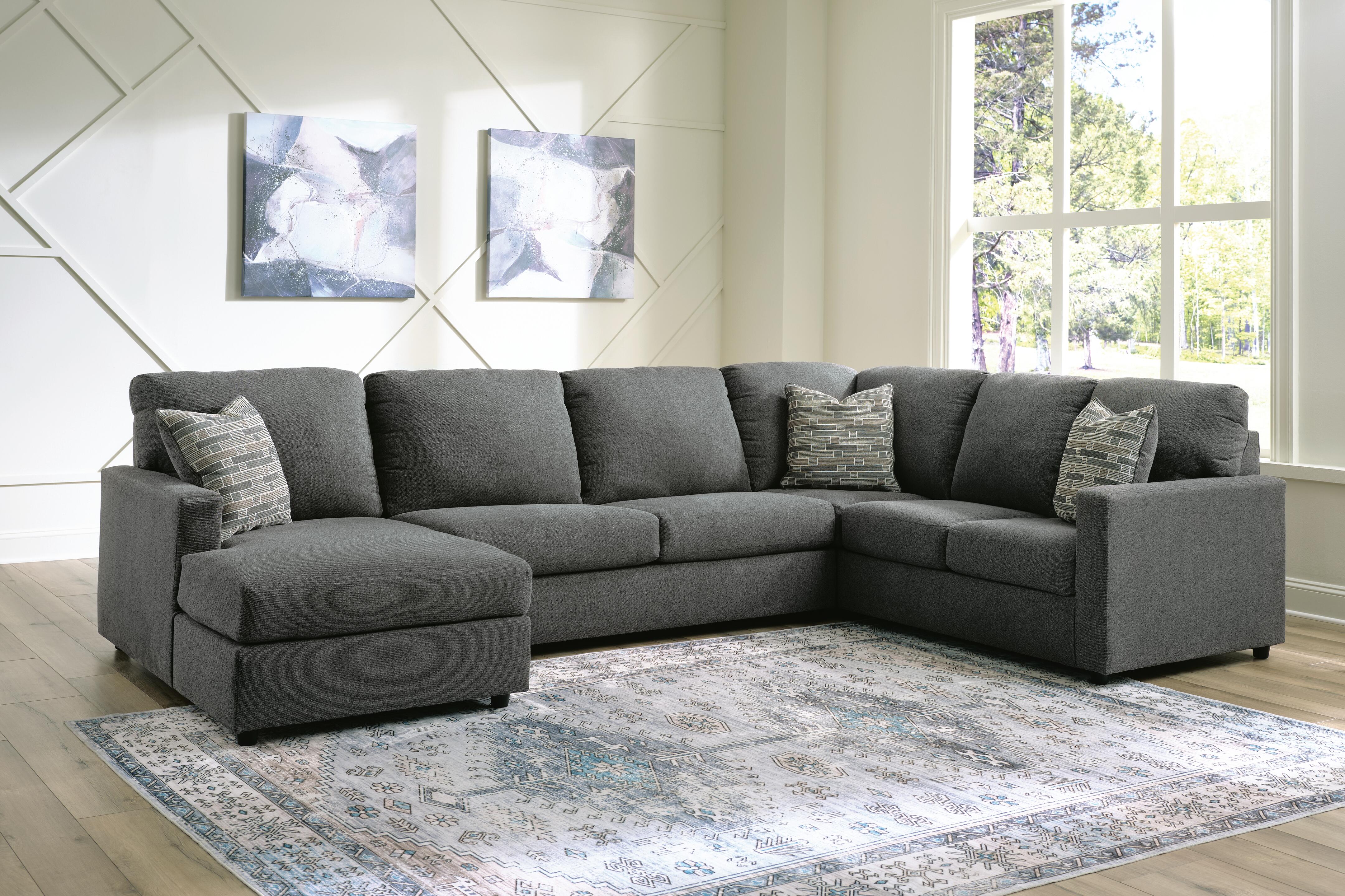 Click here for Edenfield 3-Piece Sectional with Chaise  Charcoal prices