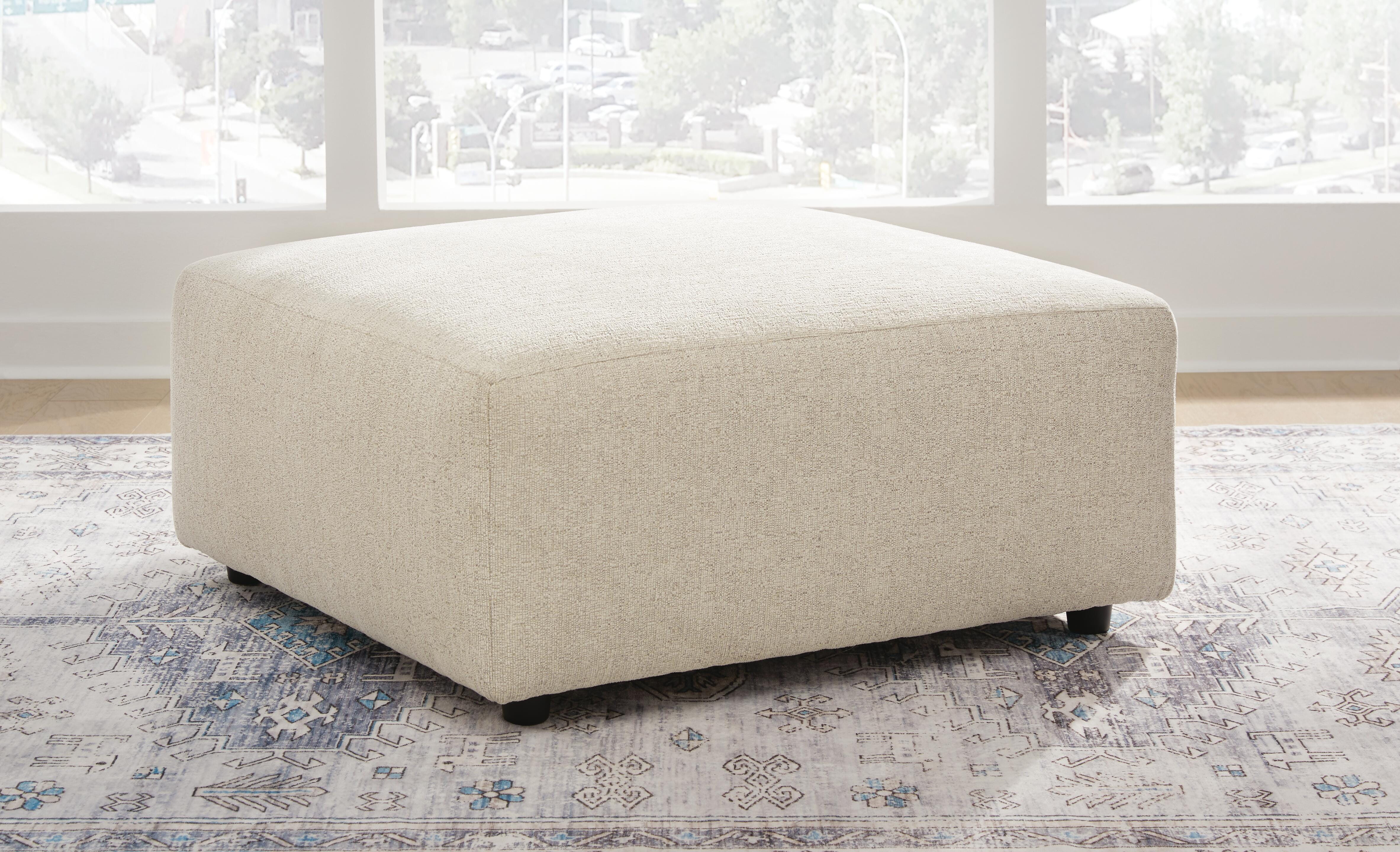Click here for Edenfield Oversized Accent Ottoman  Linen prices