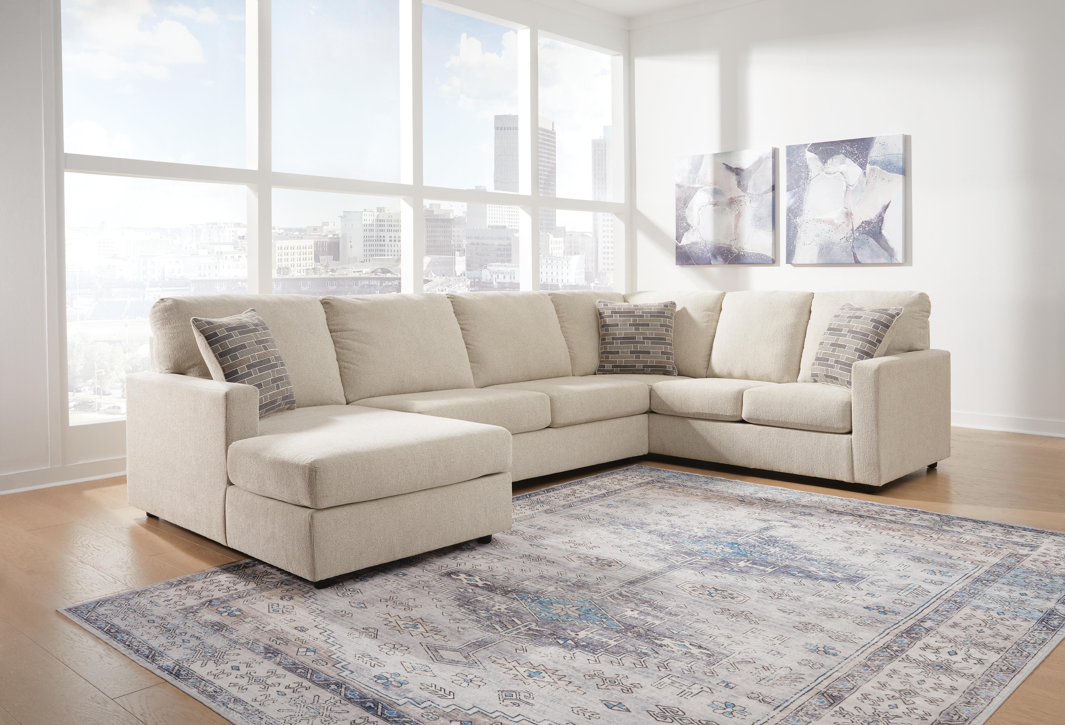 Click here for Edenfield 3-Piece Sectional with Chaise  Linen prices