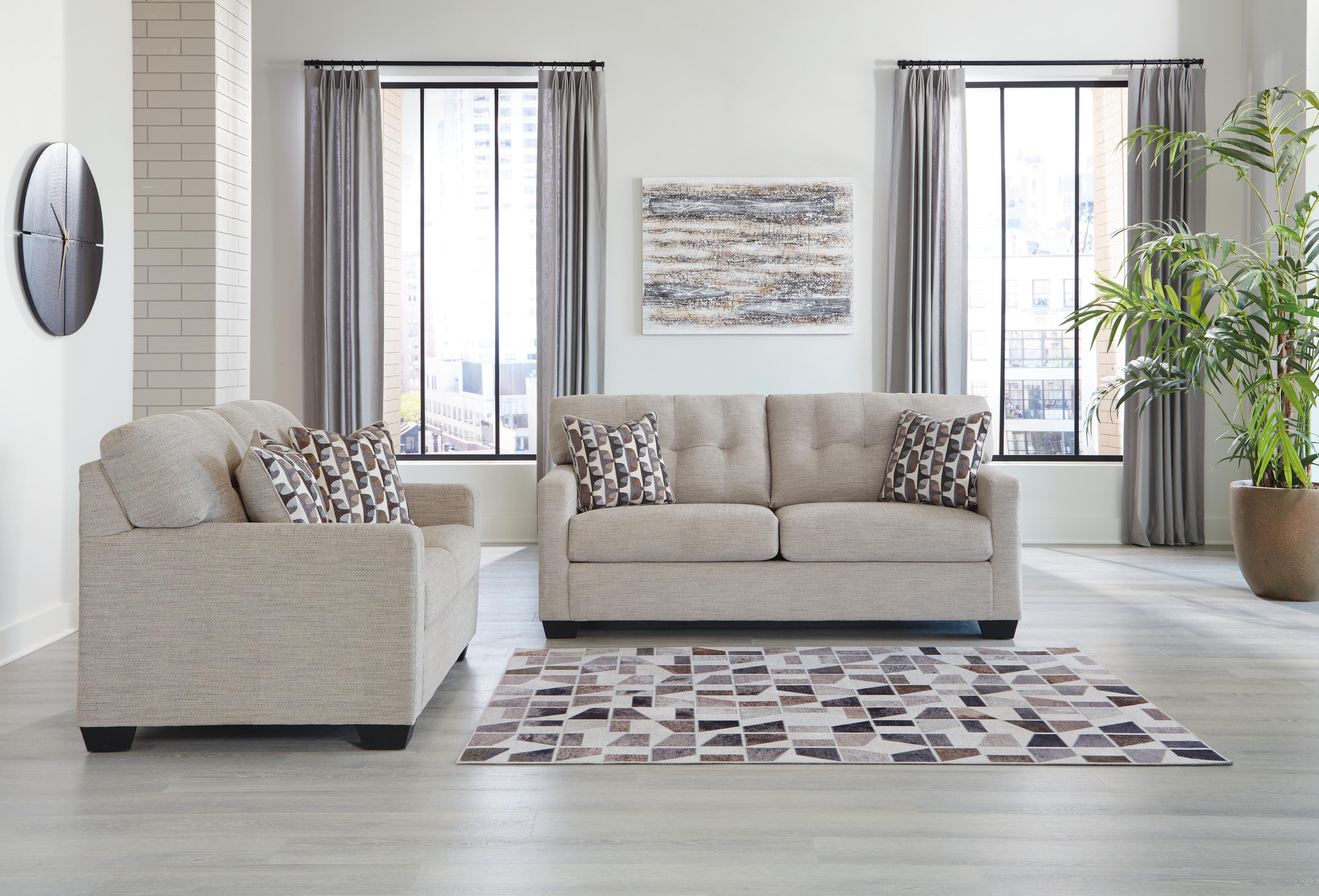Click here for Mahoney Sofa and Loveseat  Pebble prices