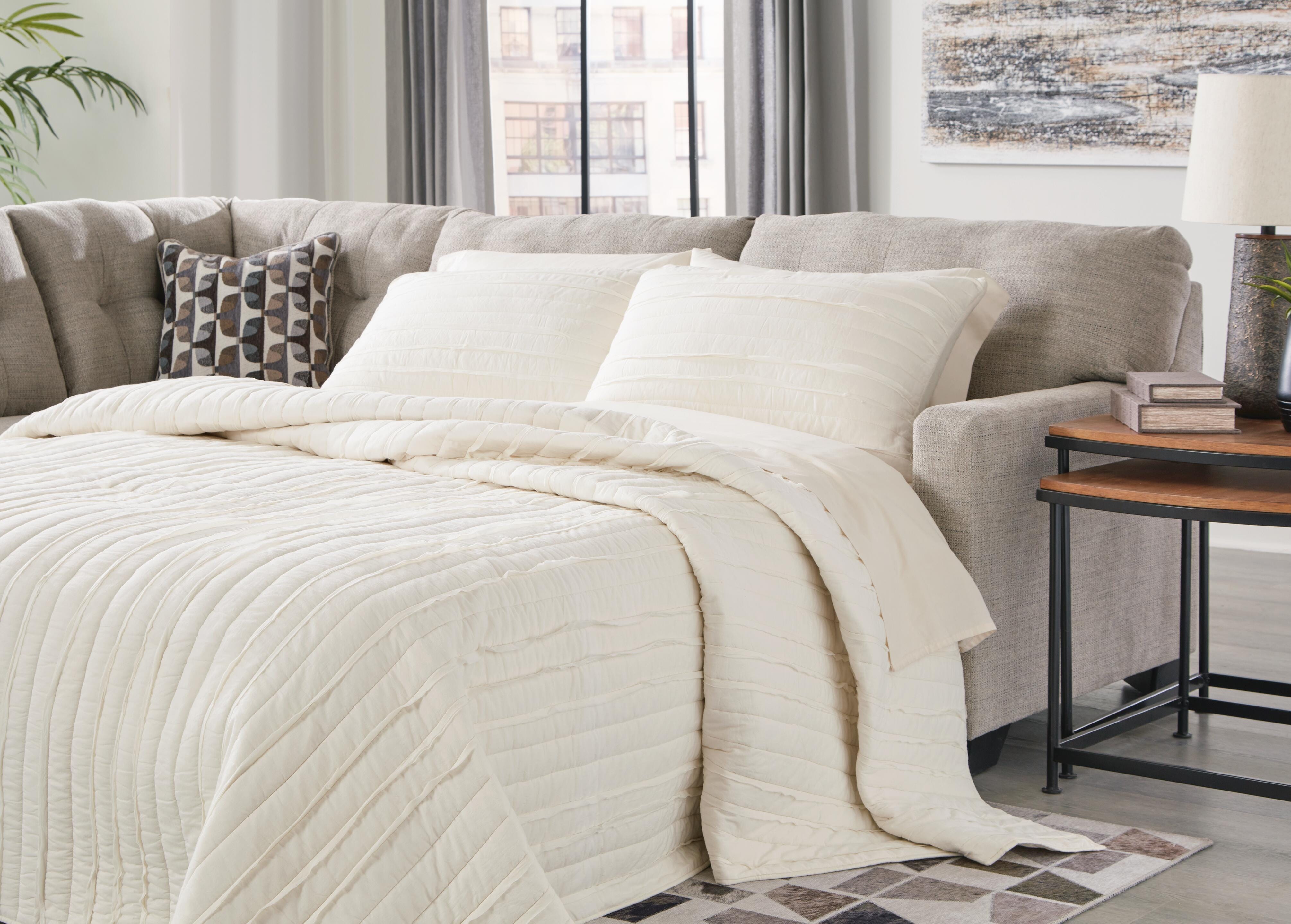 Click here for Mahoney 2-Piece Sleeper Sectional with Chaise  Peb... prices