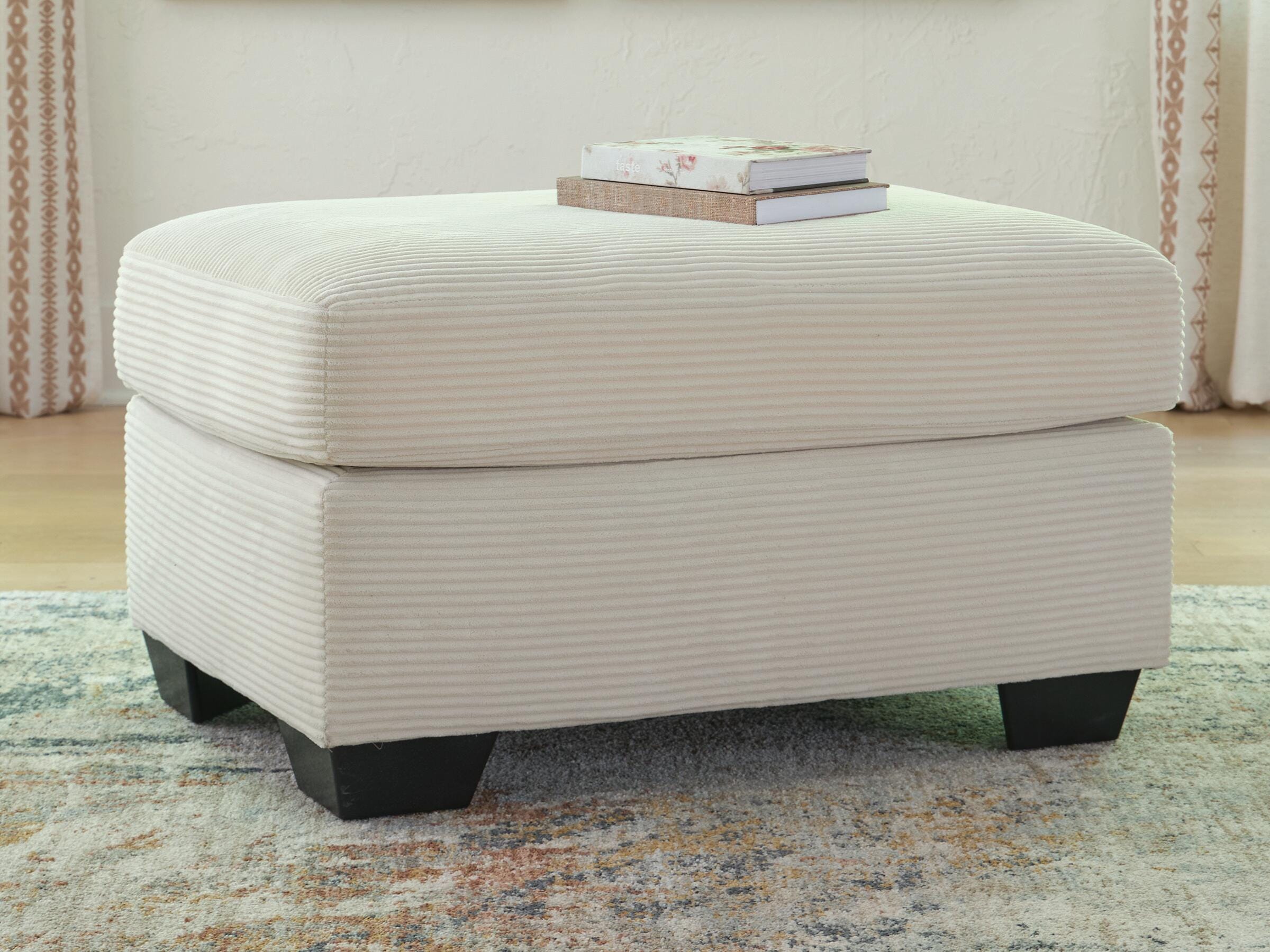 Click here for Amesley Ottoman  Ivory prices