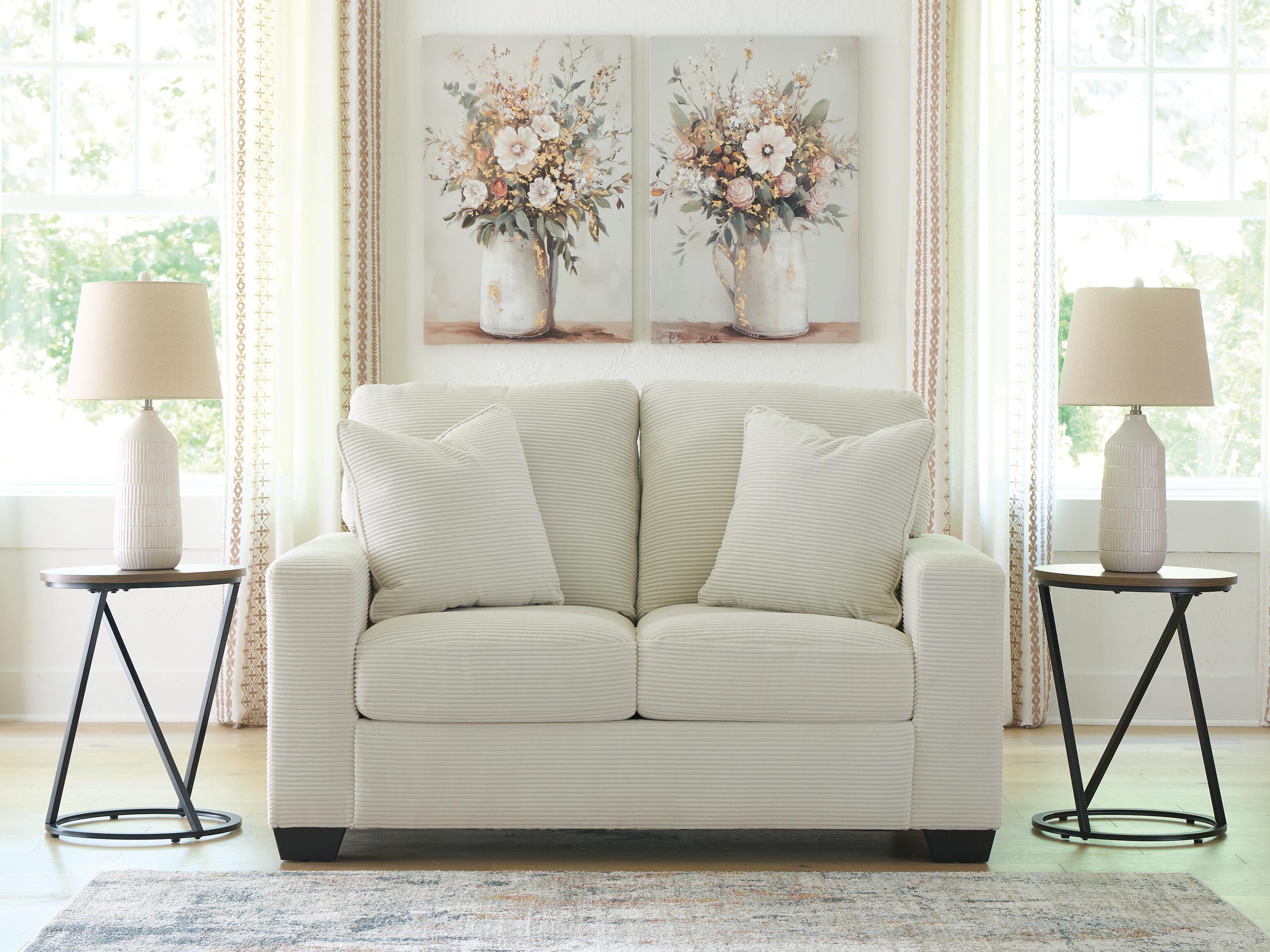 Click here for Amesley Loveseat  Ivory prices
