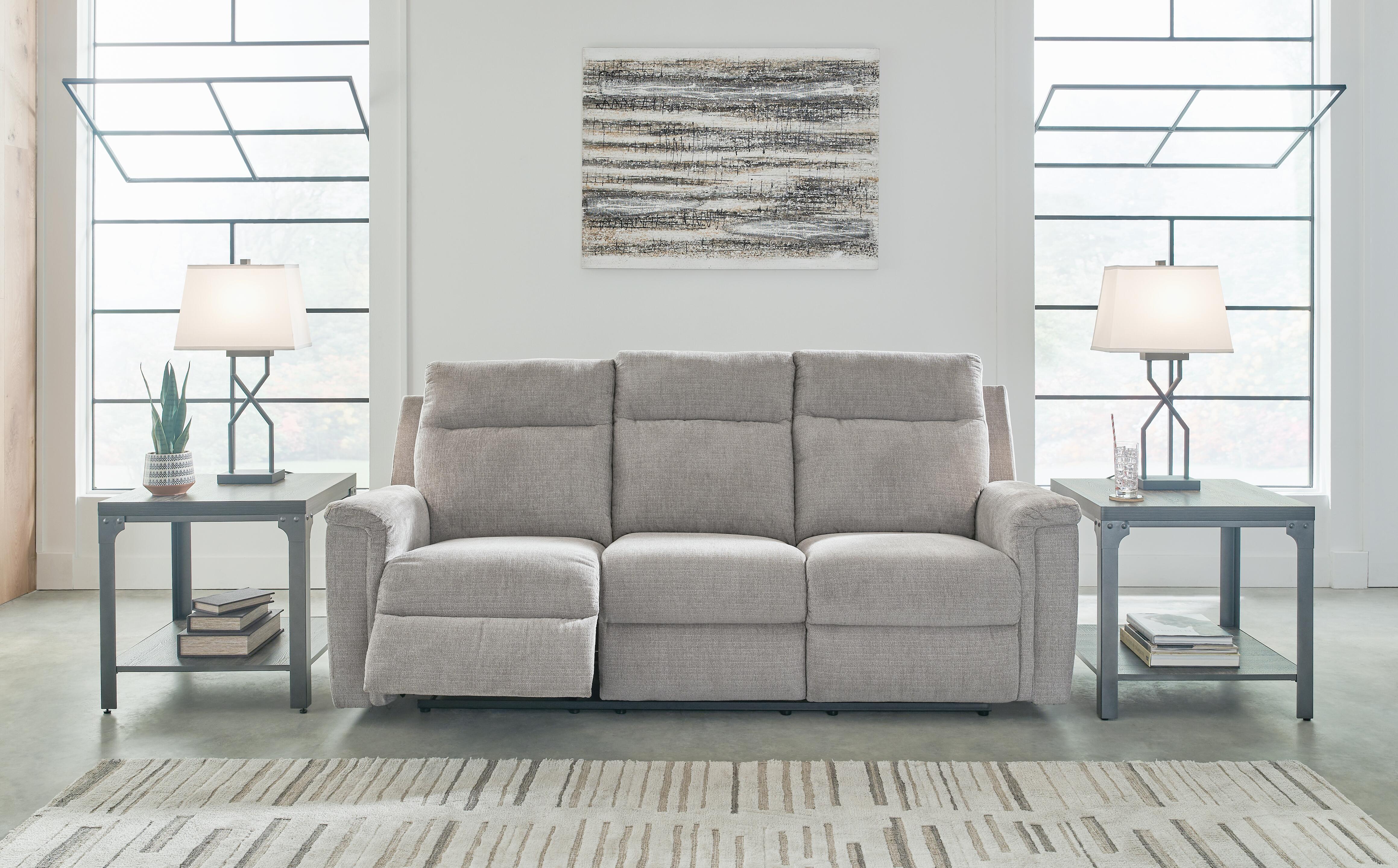 Click here for Barnsana Power Reclining Sofa  Ash prices