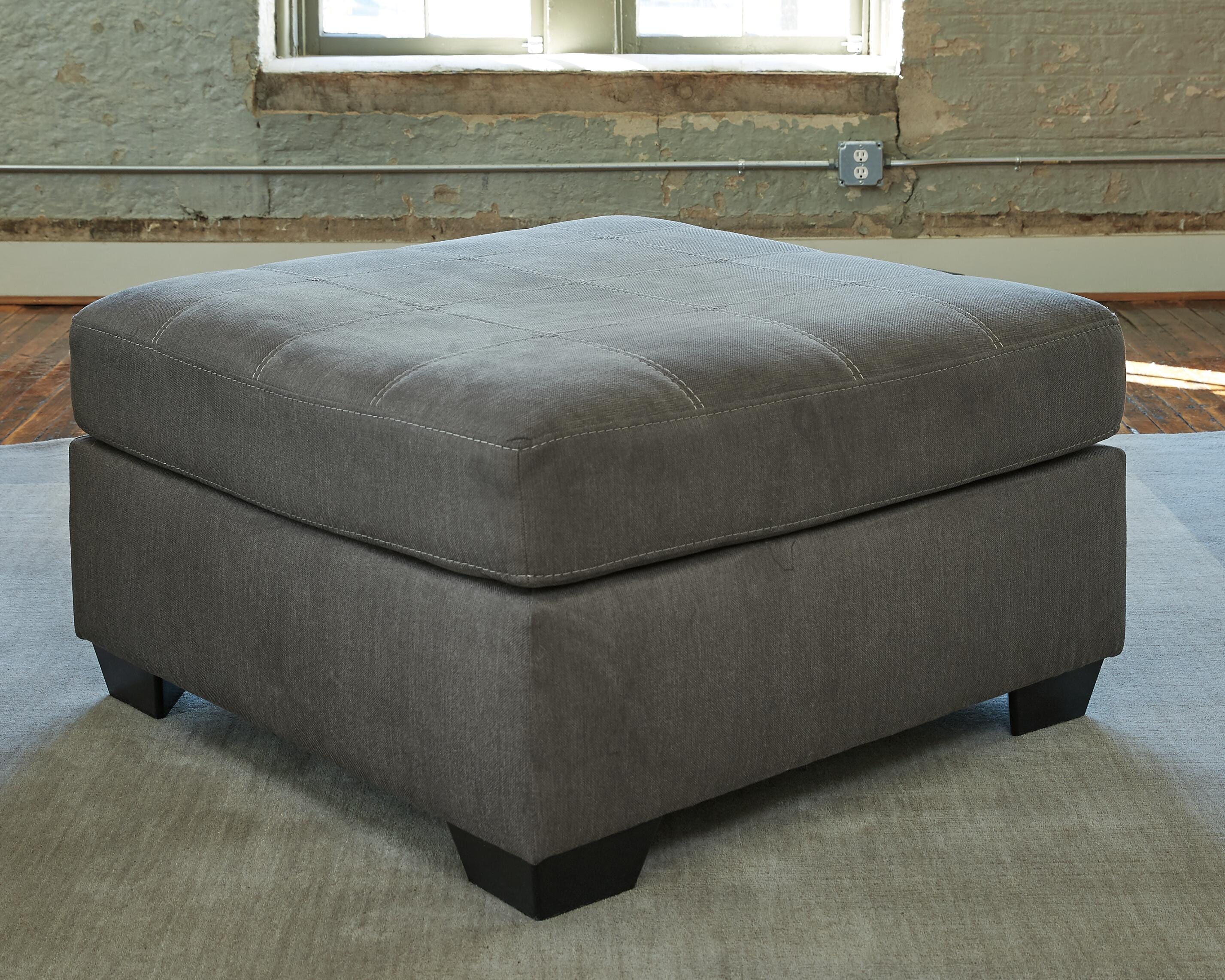 Click here for Pitkin Oversized Accent Ottoman  Slate prices