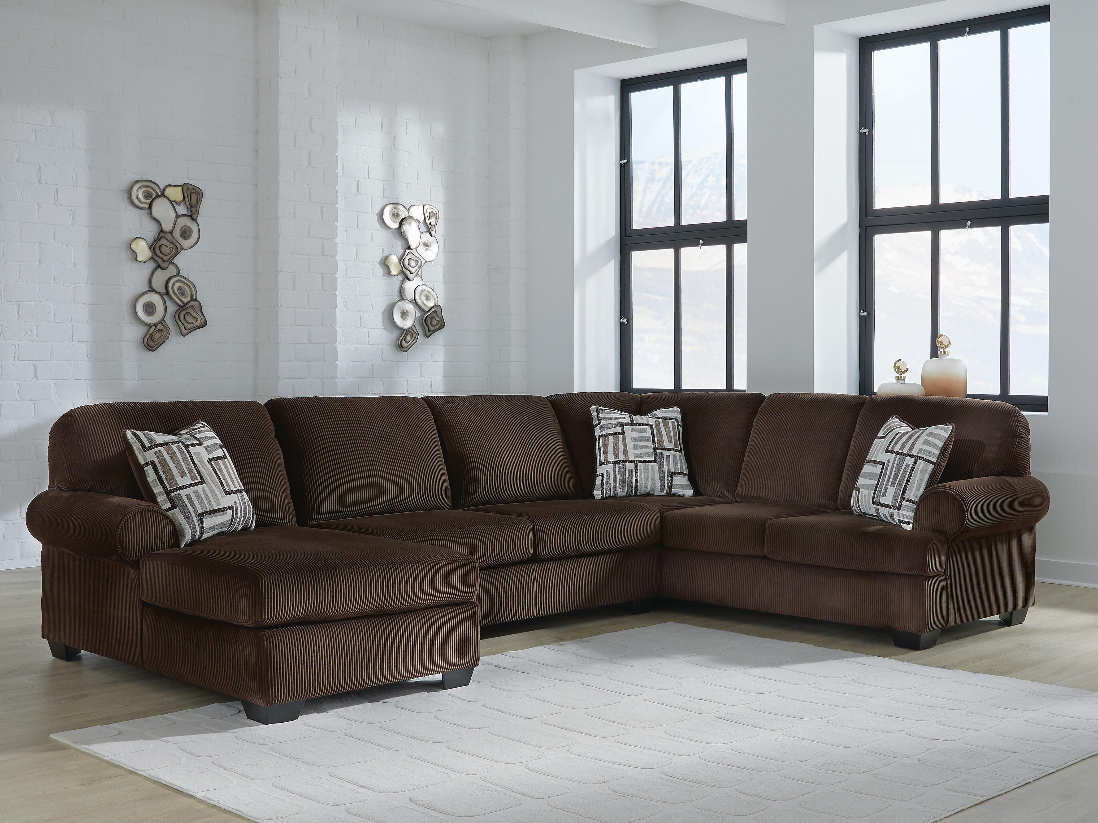 Click here for Landsings 3-Piece Sectional with Chaise  Chocolate prices