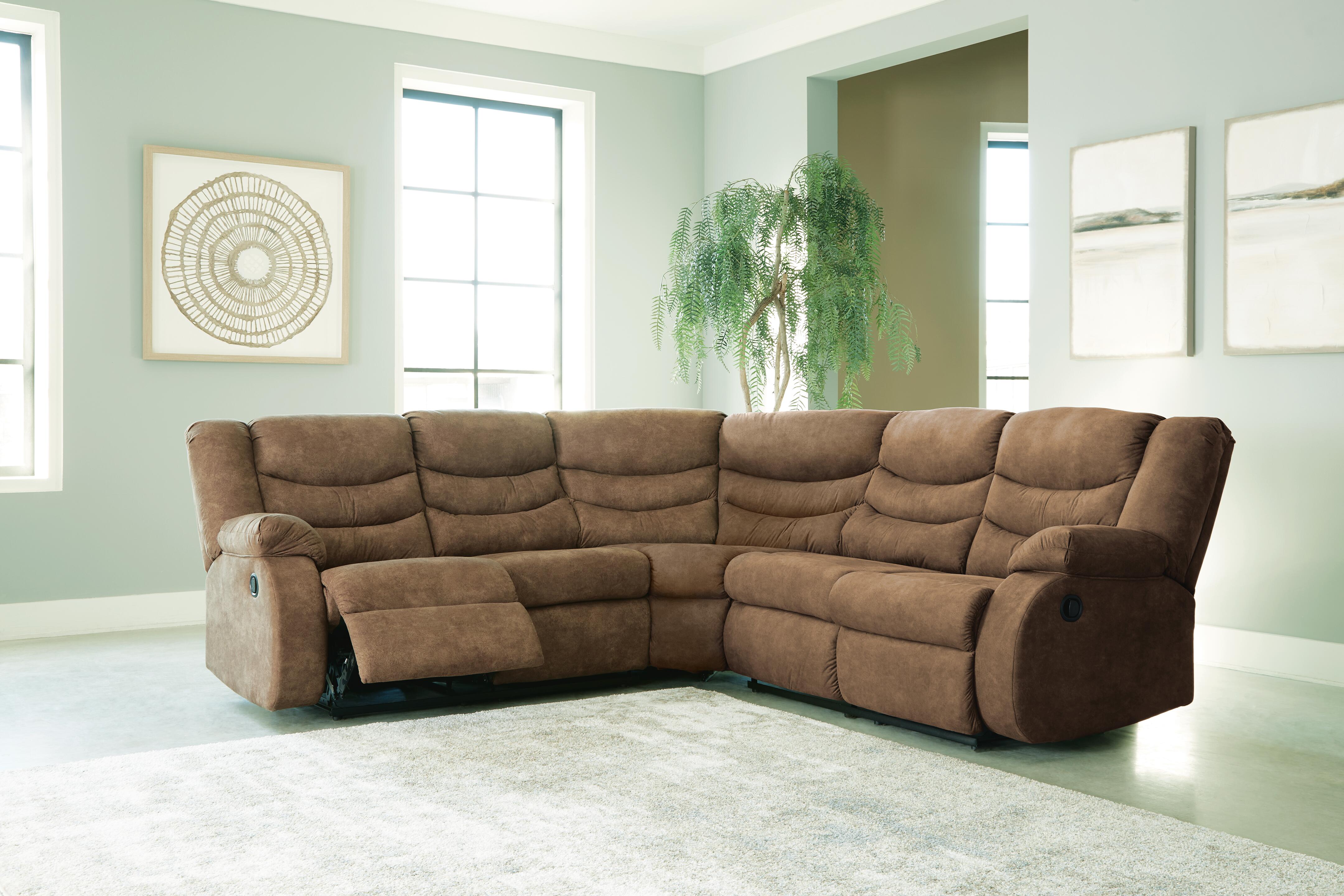 Click here for Partymate 2-Piece Manual Reclining Sectional  Brin... prices