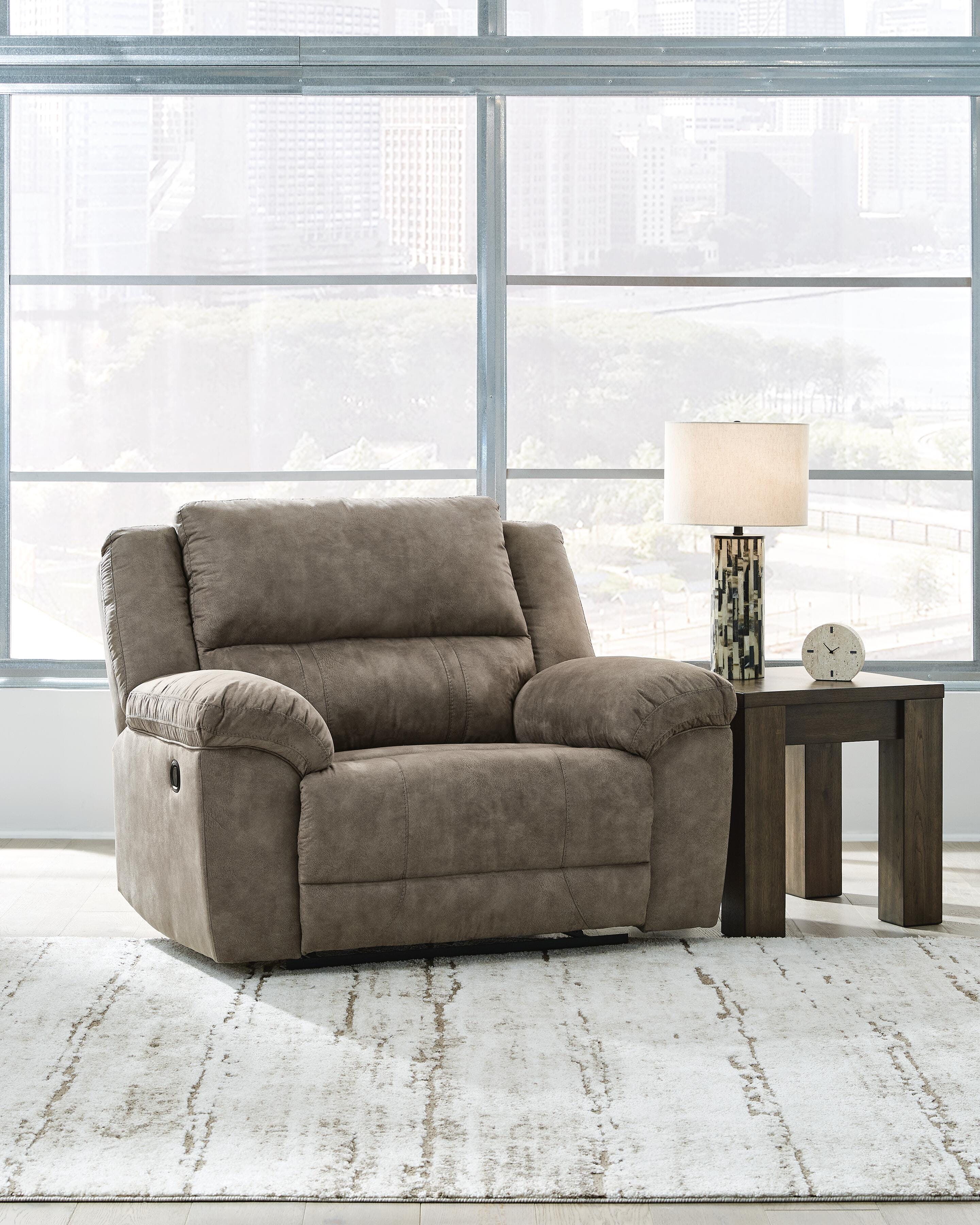 Click here for Laresview Oversized Manual Recliner  Fossil prices