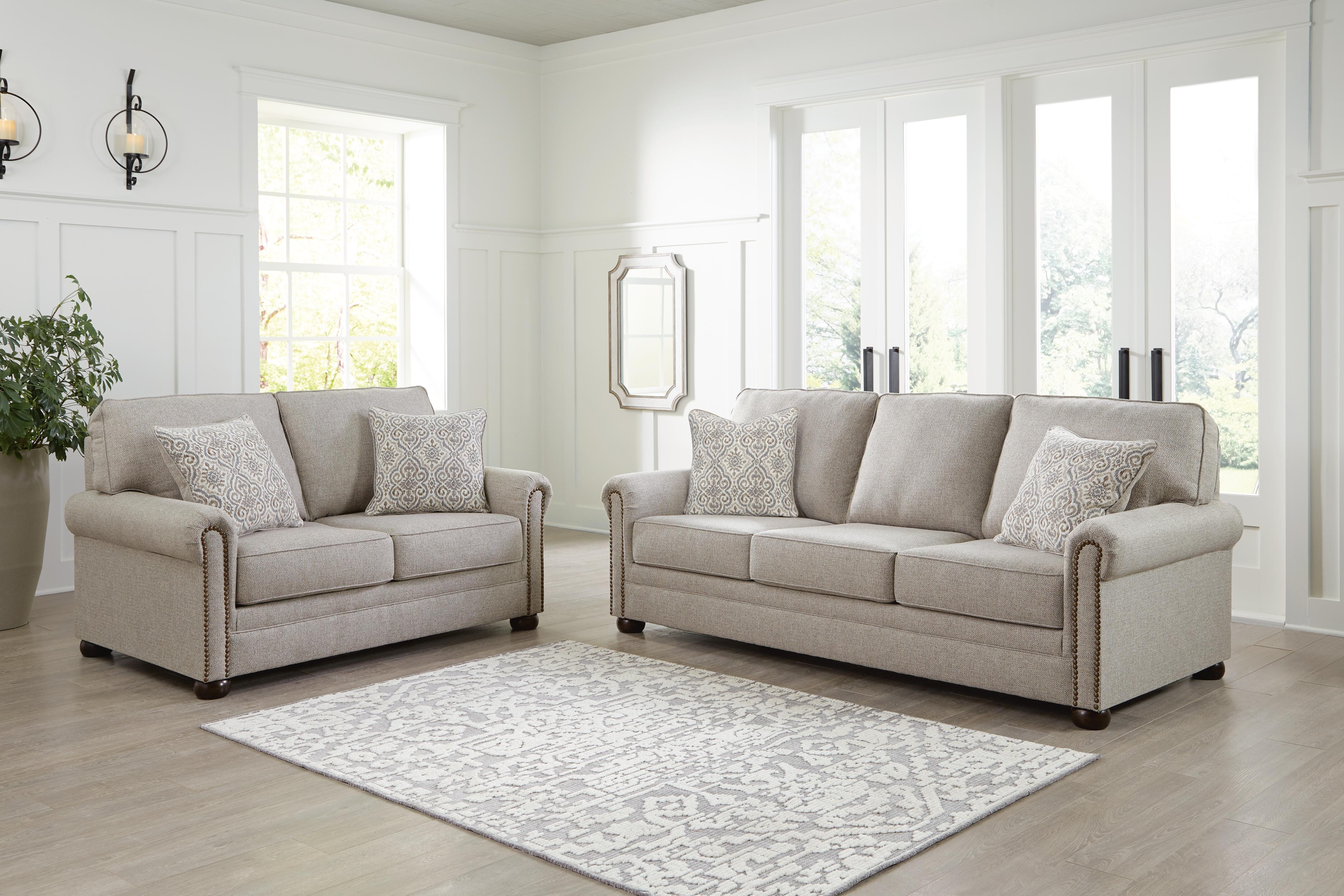Click here for Gaelon Sofa and Loveseat  Dune prices
