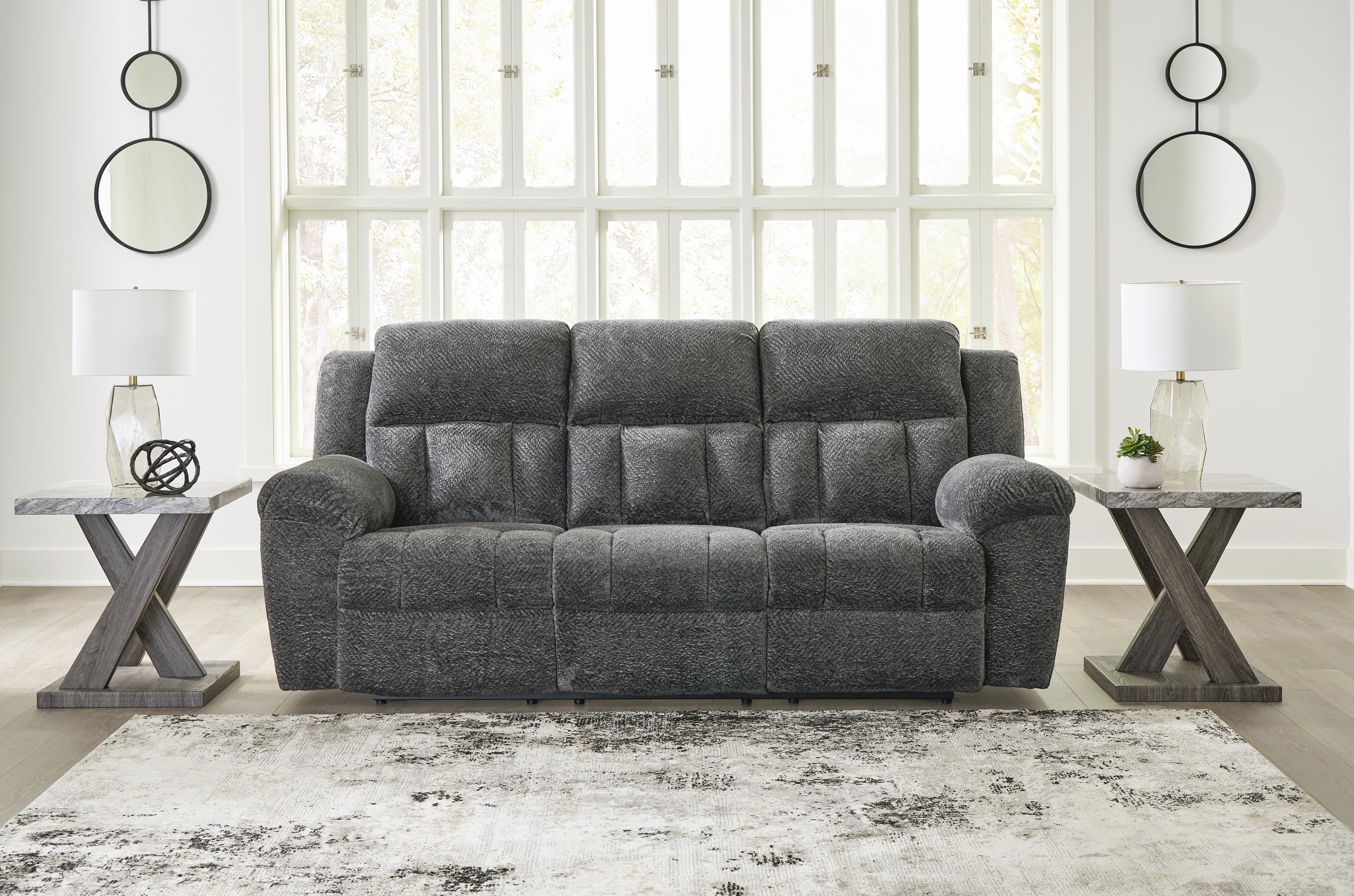 Click here for Frohn Manual Reclining Sofa  Graphite prices