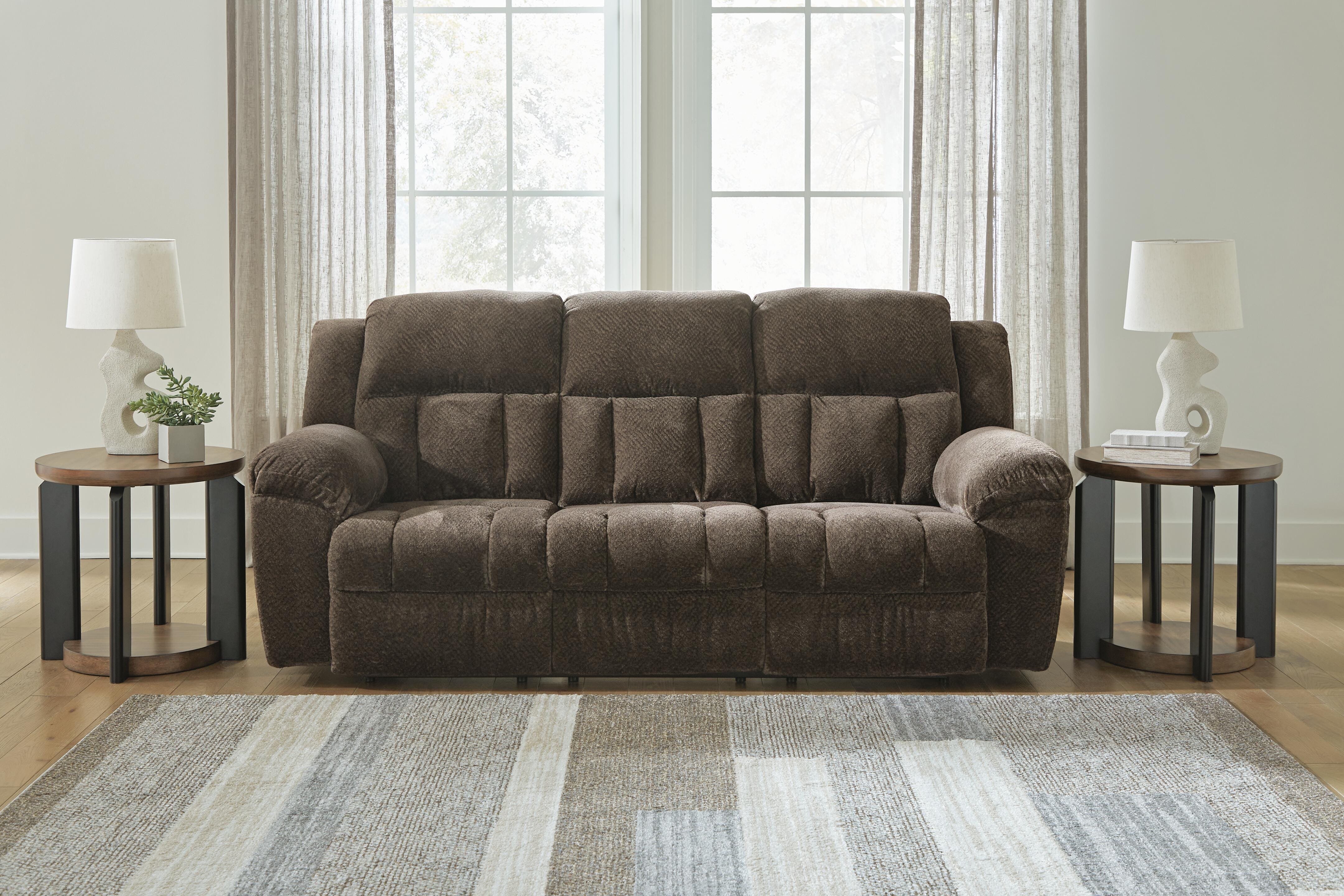 Click here for Frohn Manual Reclining Sofa  Chocolate prices