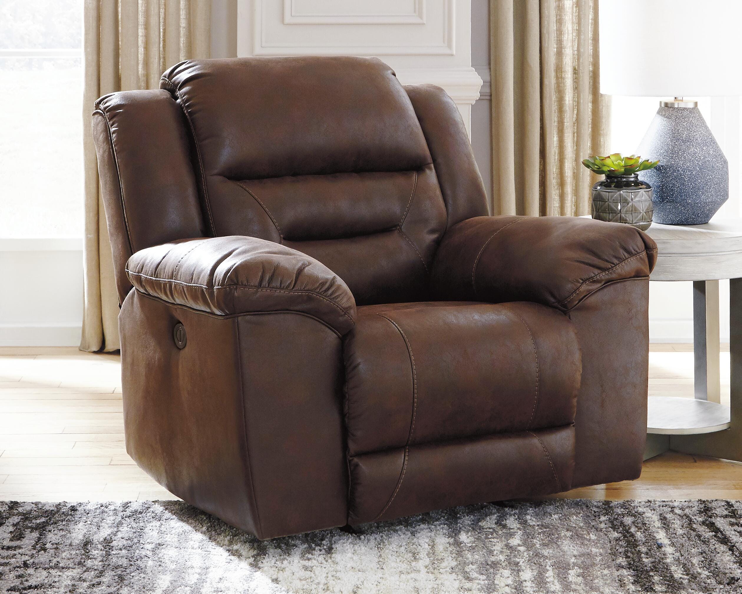 Click here for Stoneland Power Recliner  Chocolate prices