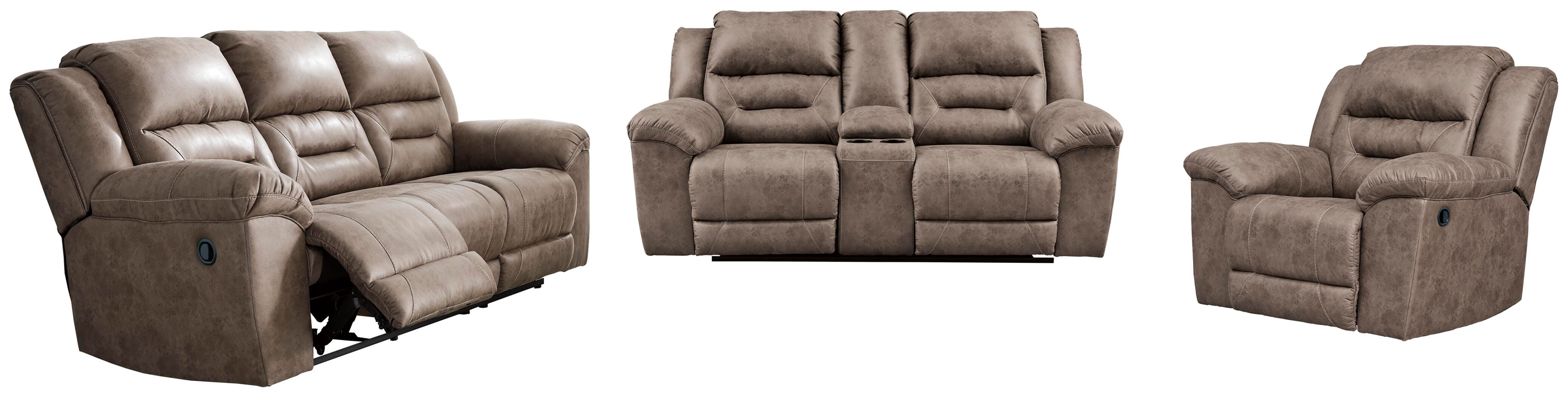 Click here for Stoneland Sofa  Loveseat and Recliner  Fossil prices