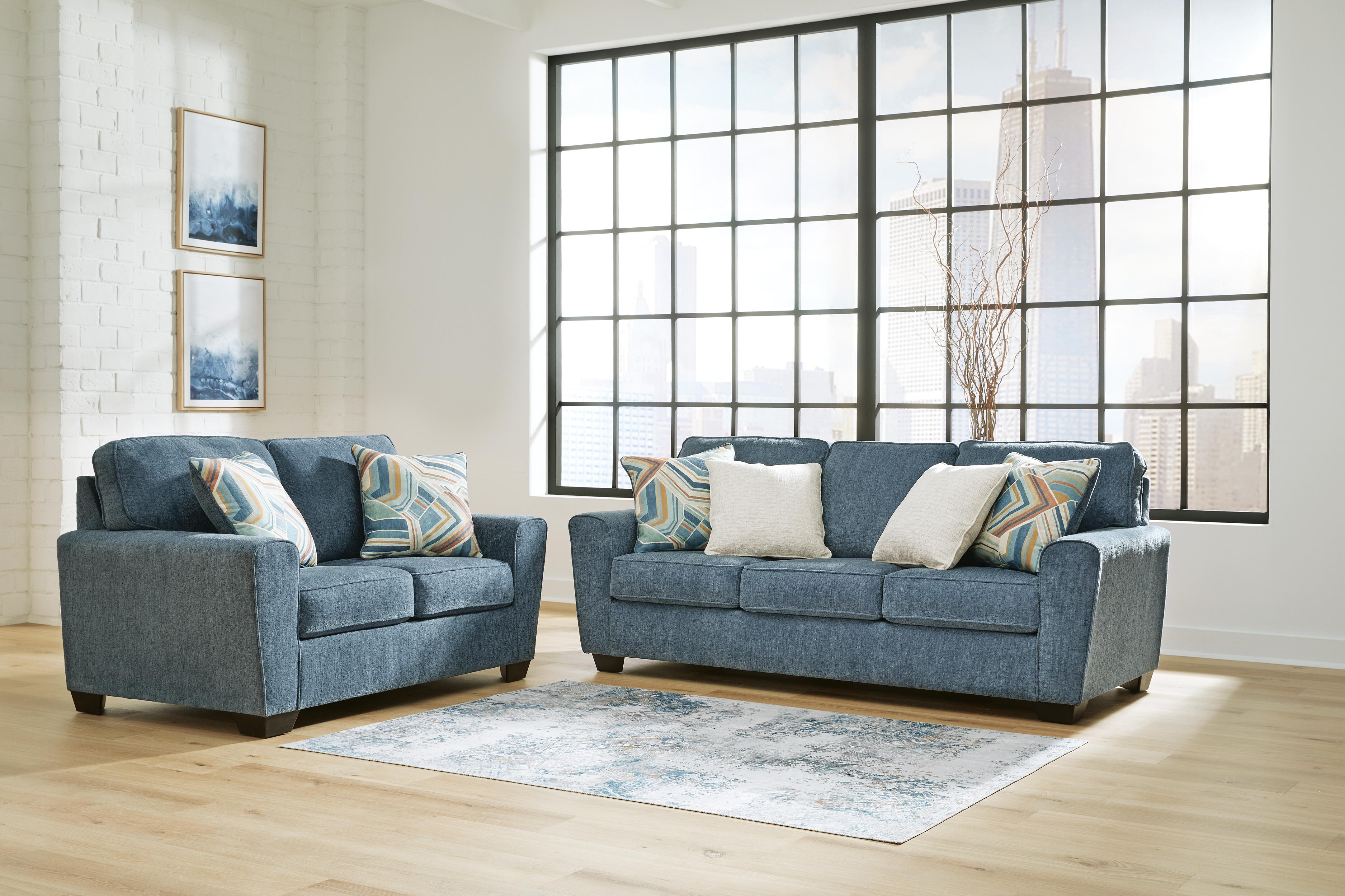 Click here for Cashton Sofa and Loveseat  Blue prices