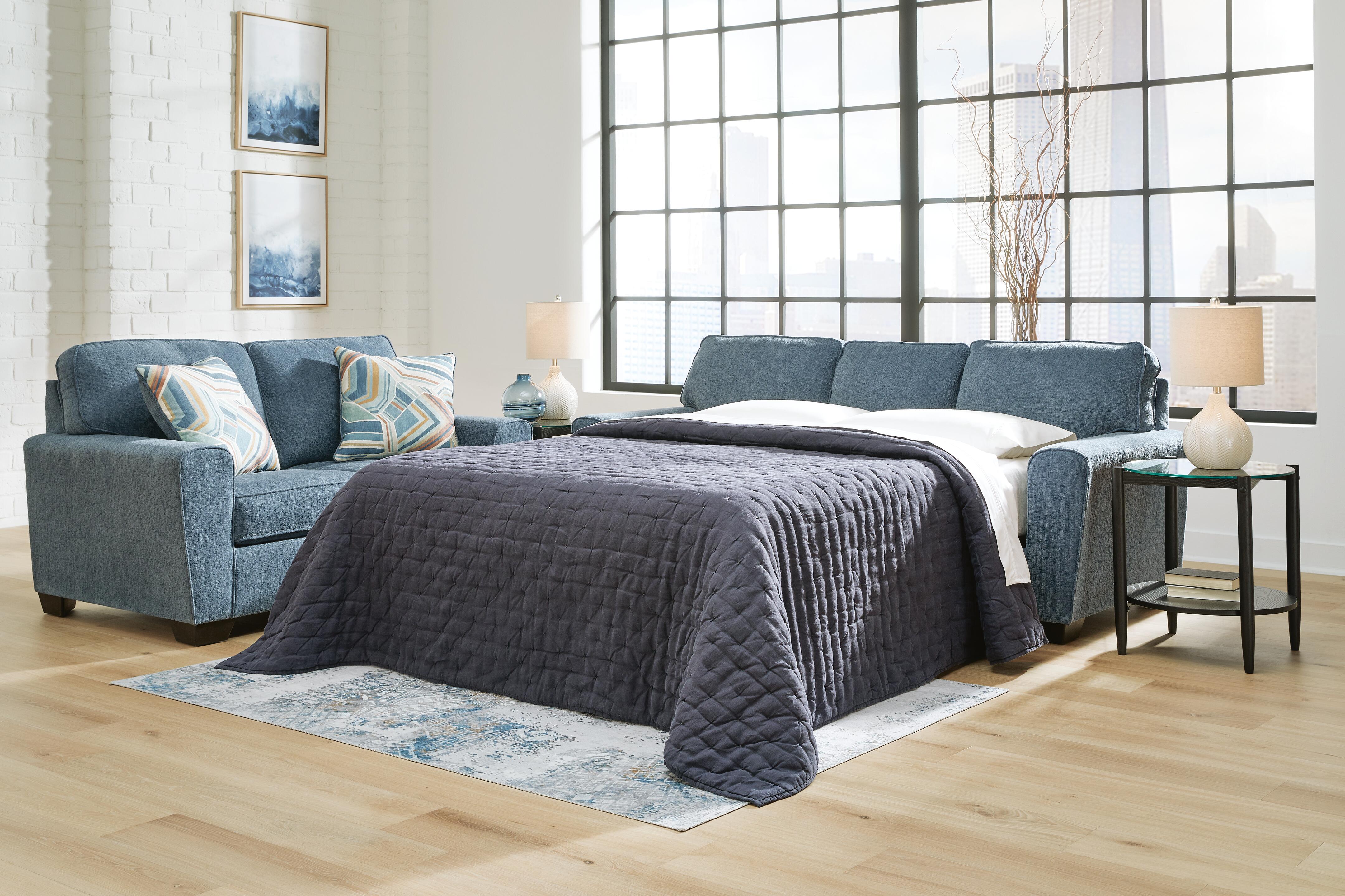 Click here for Cashton Queen Sofa Sleeper  Blue prices