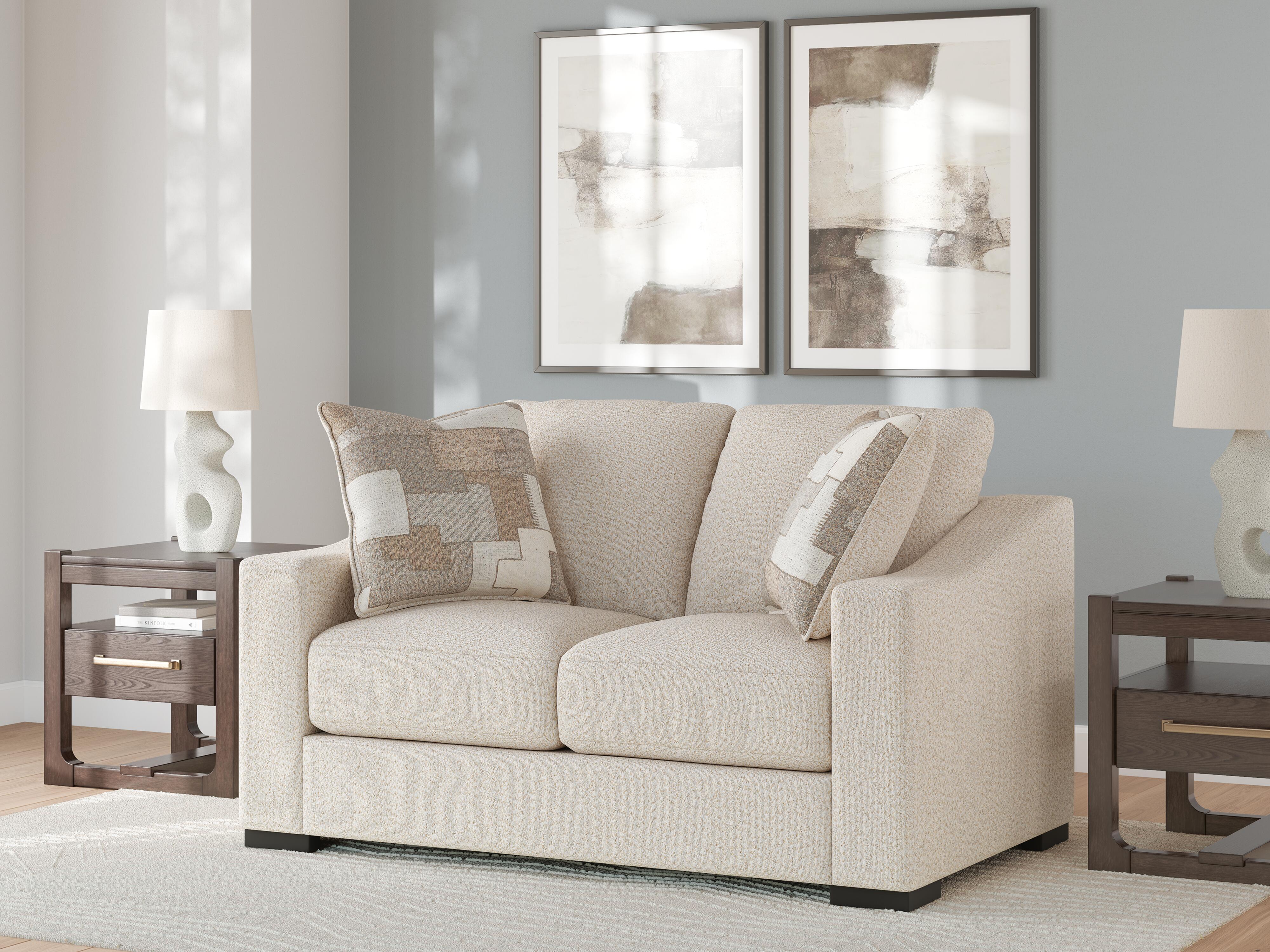Click here for Tildan Loveseat  Stucco prices