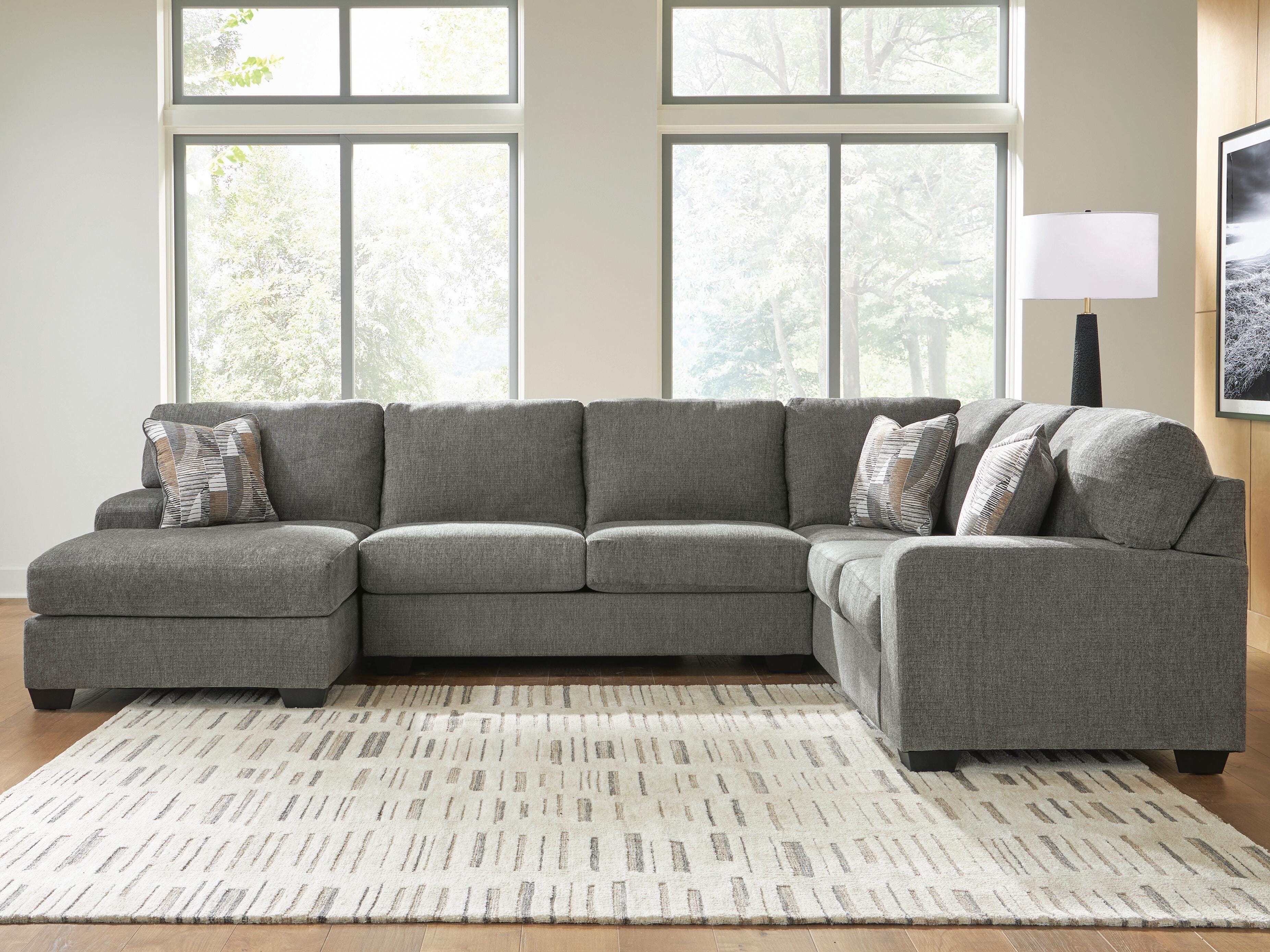 Click here for Newellen 3-Piece Sectional with Chaise  Greystone prices
