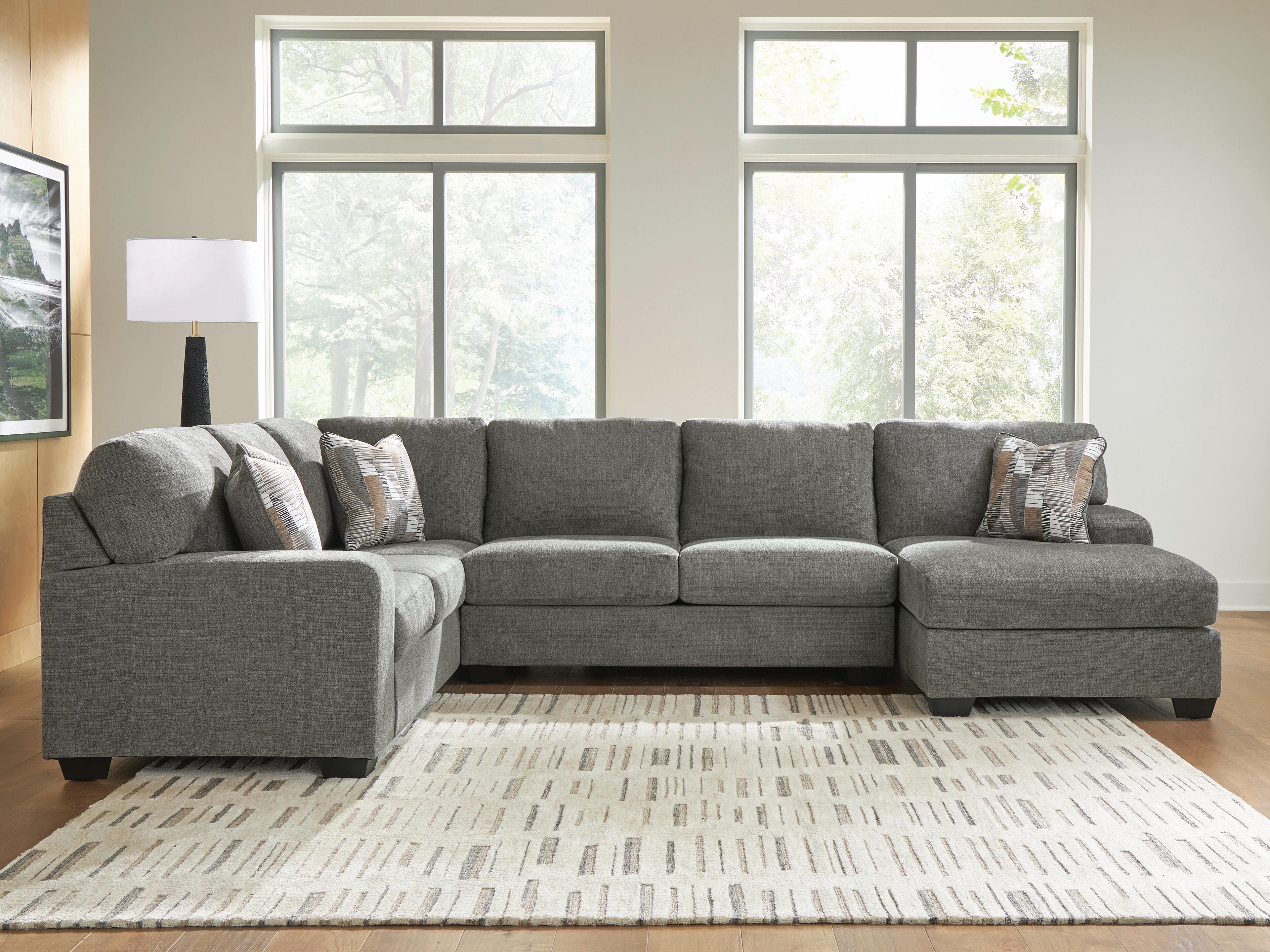 Click here for Newellen 3-Piece Sectional with Chaise  Greystone prices