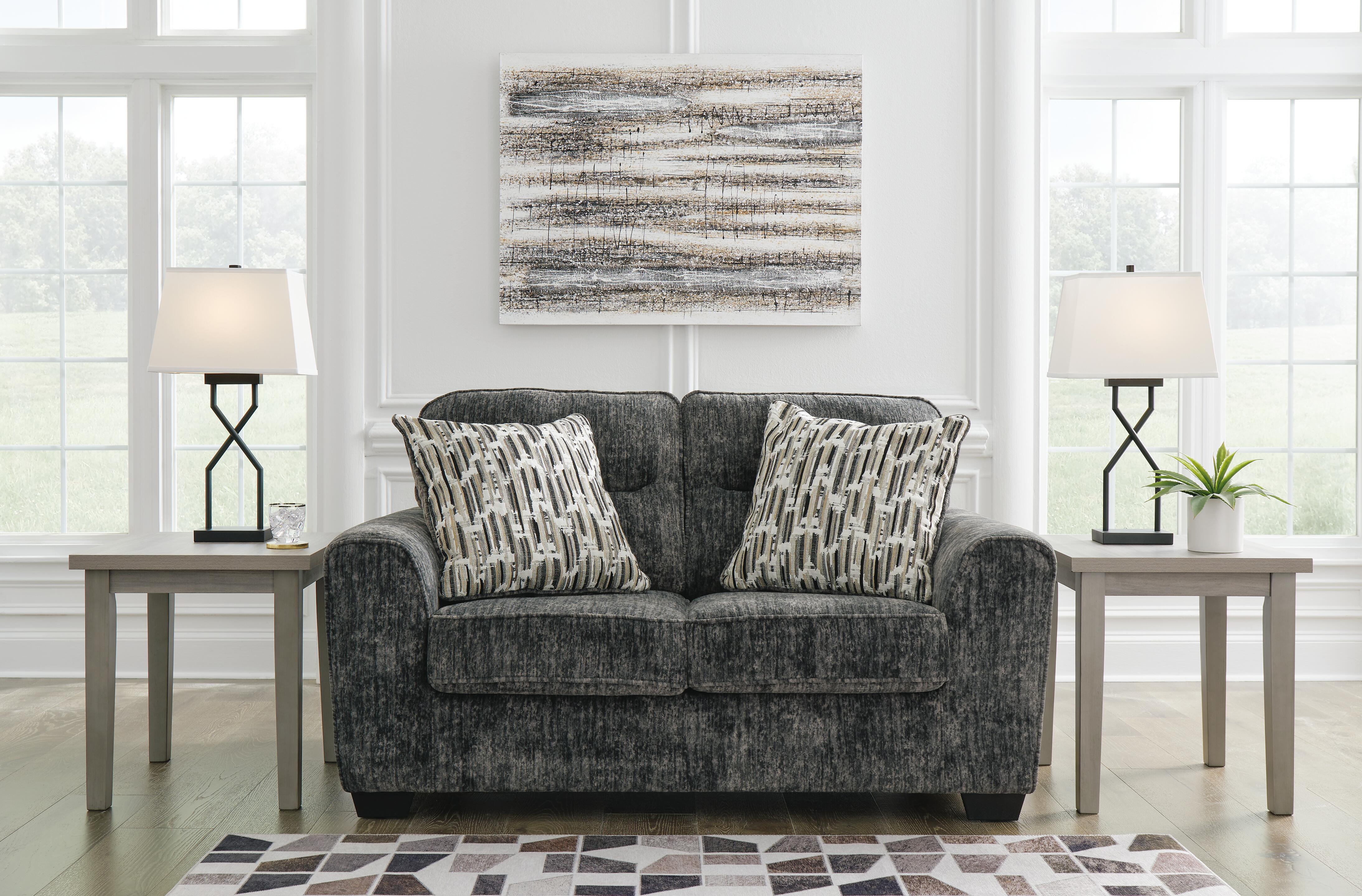 Click here for Lonoke Loveseat  Gunmetal prices