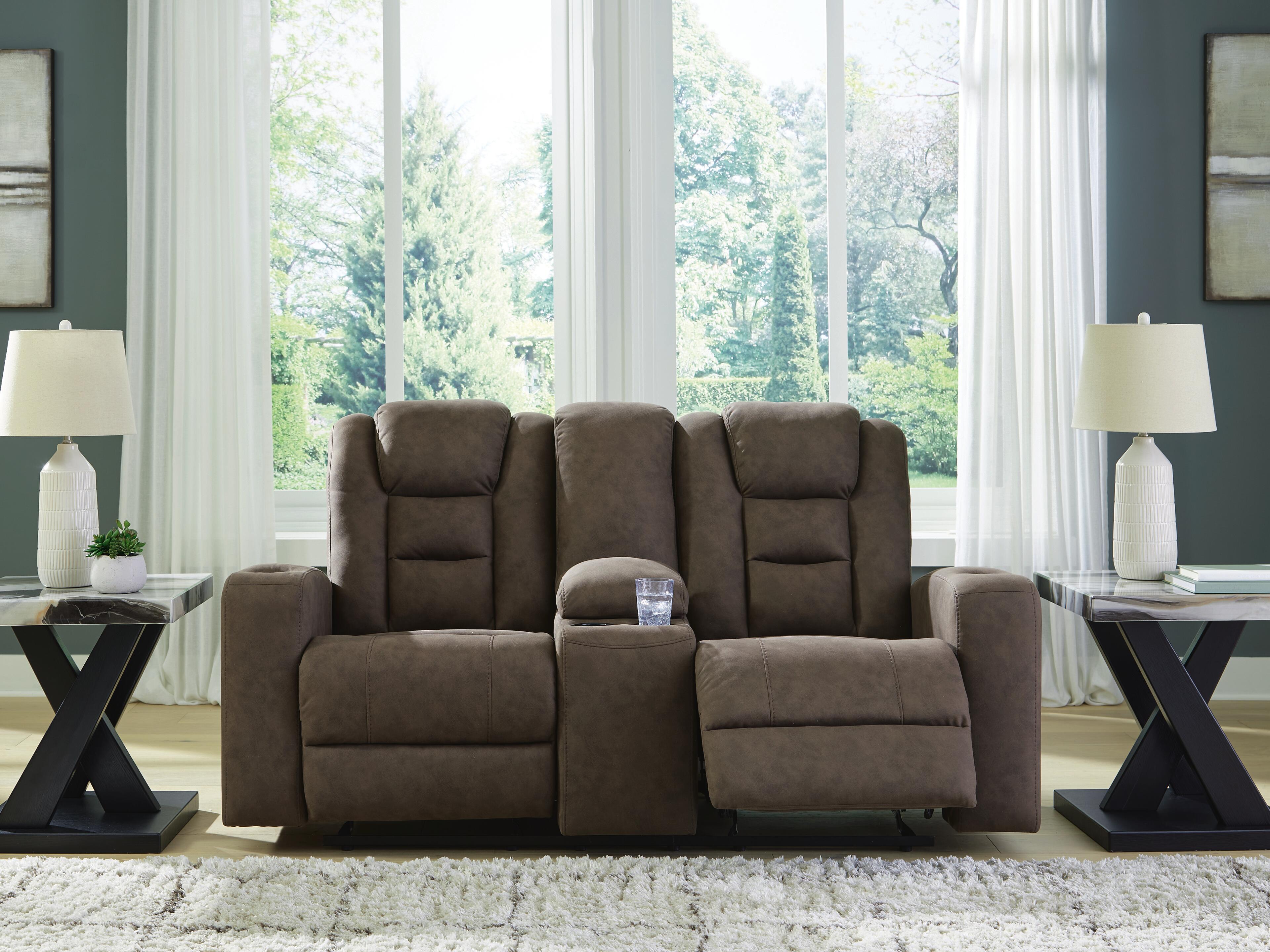 Click here for Mayhem Madness Manual Glider Reclining Loveseat wi... prices