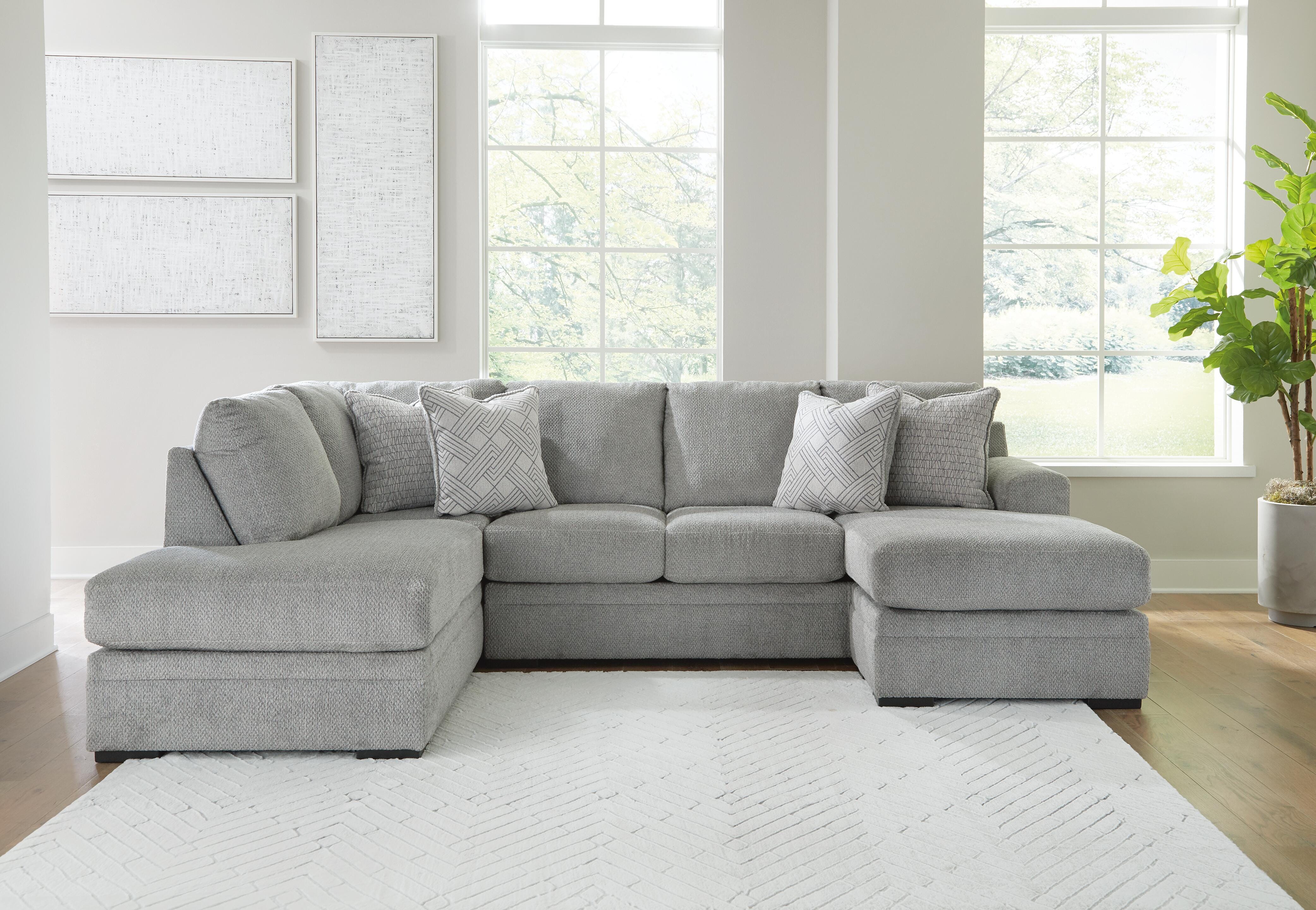 Click here for Casselbury 2-Piece Sectional with Chaise  Cement prices
