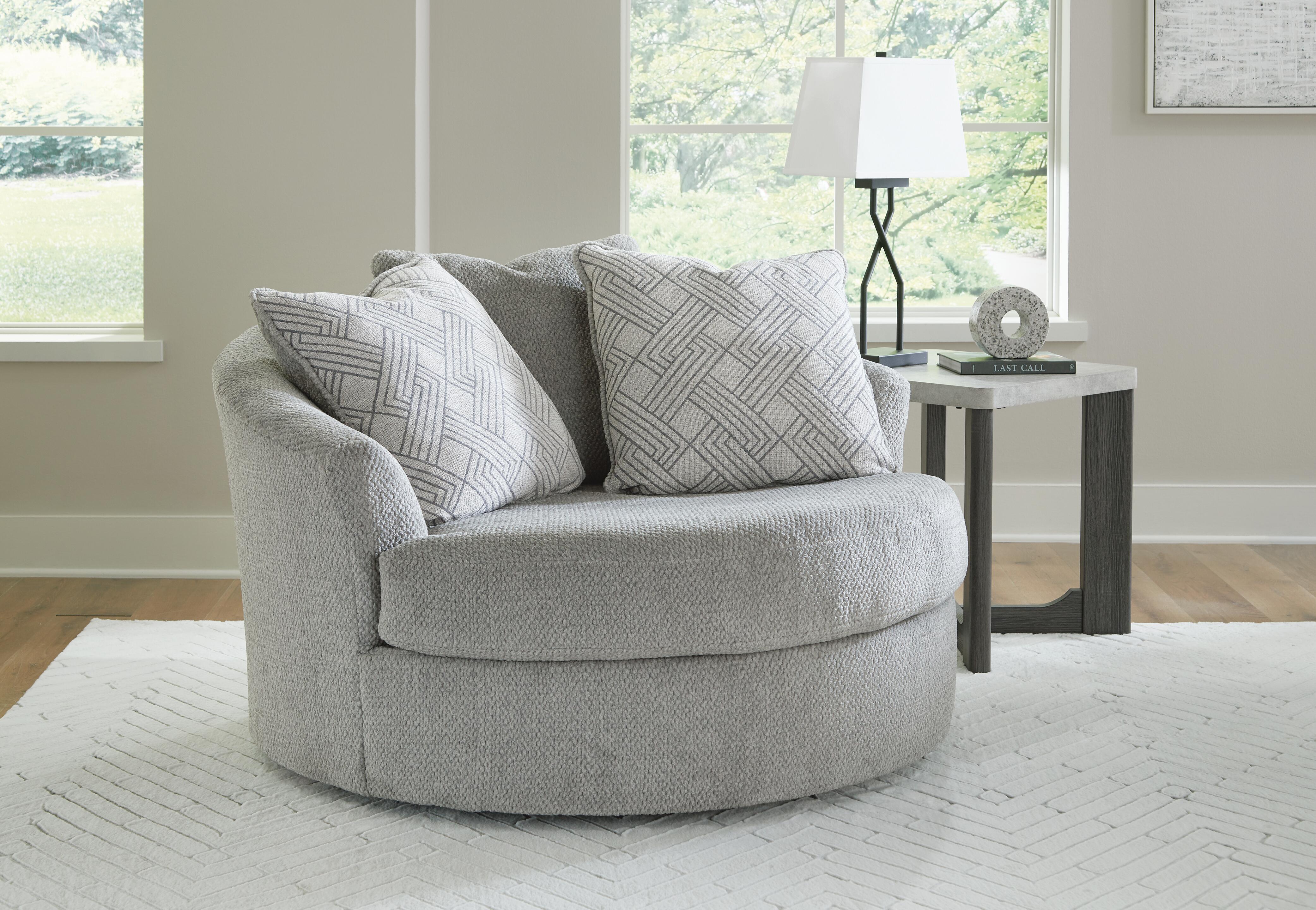 Click here for Casselbury Oversized Swivel Accent Chair  Cement prices