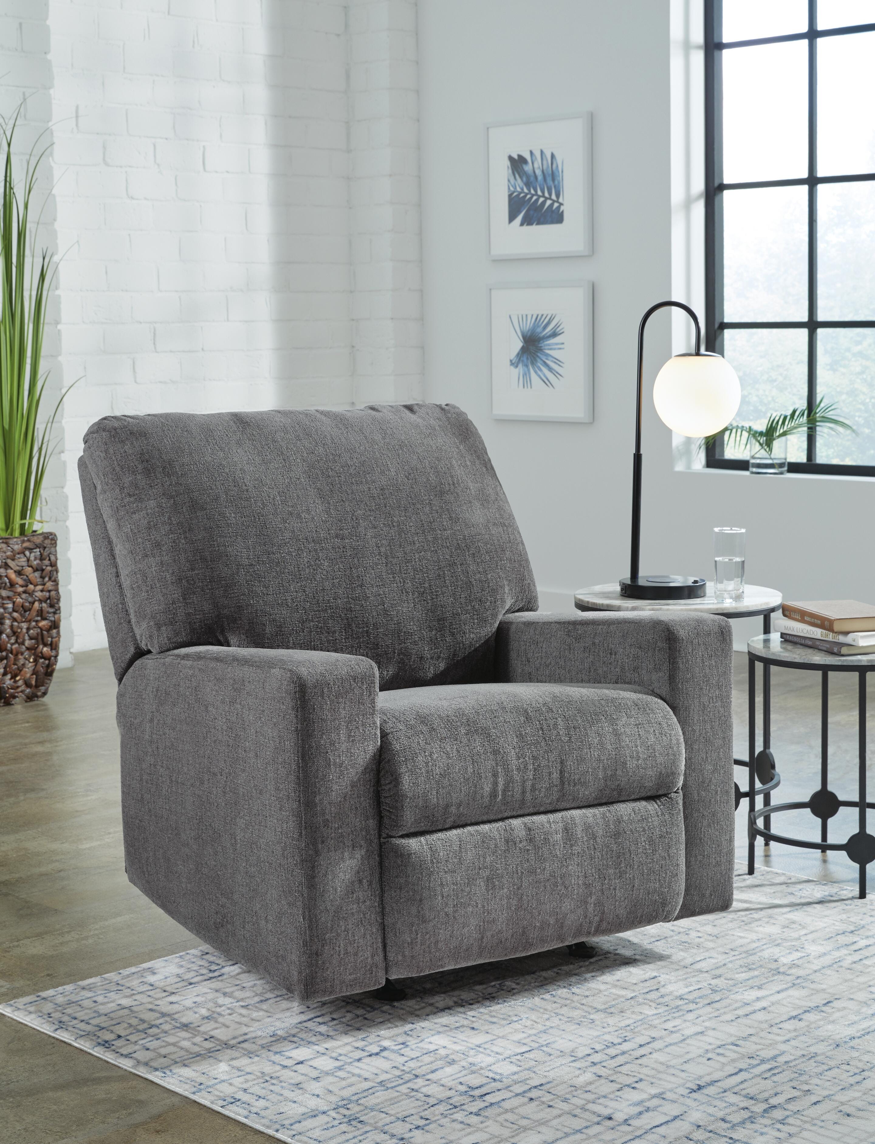Click here for Rannis Manual Rocker Recliner  Pewter prices
