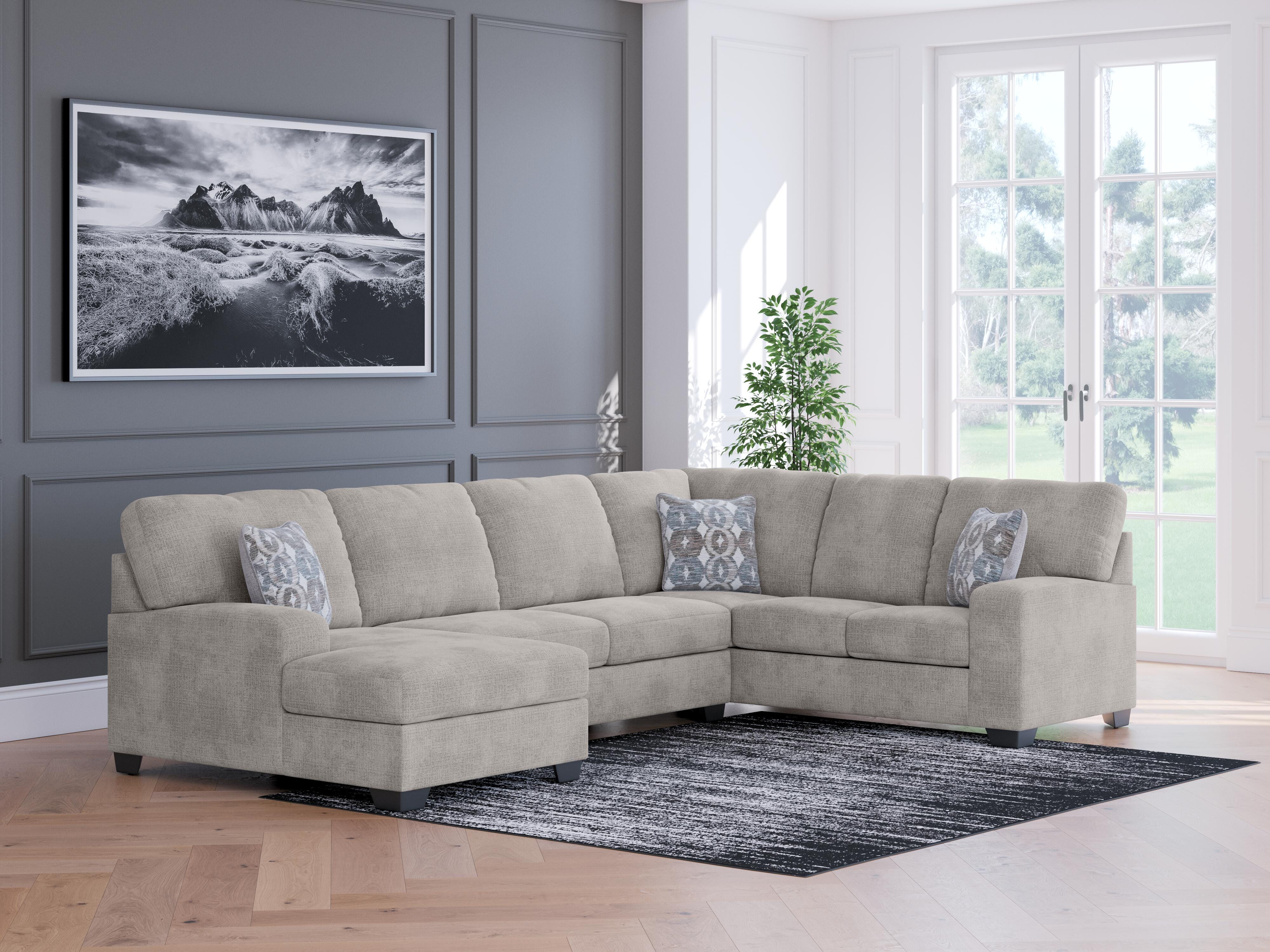 Click here for Rodington 3-Piece Sectional with Chaise  Concrete prices