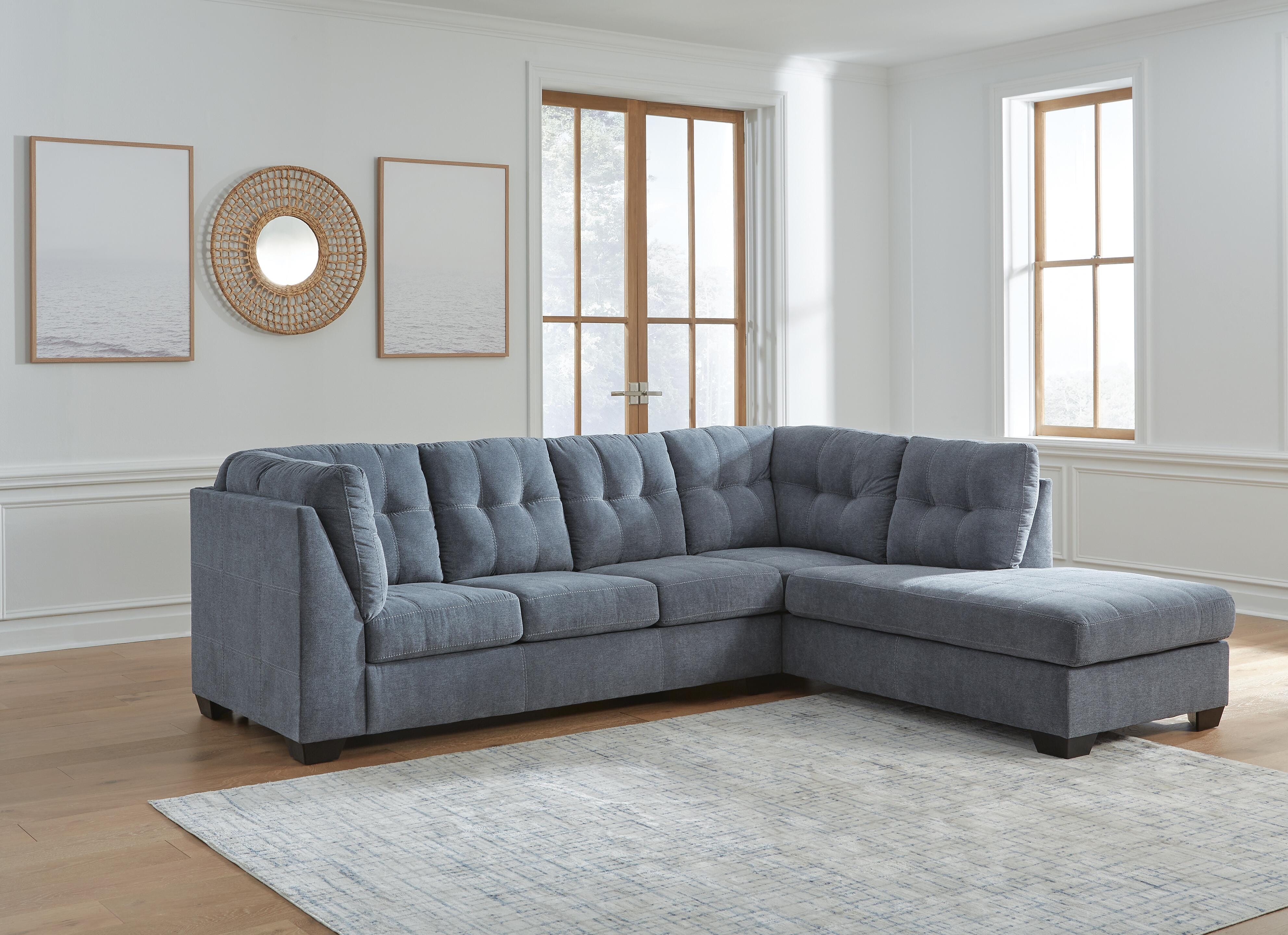 Click here for Marleton 2-Piece Sectional with Chaise  Denim prices