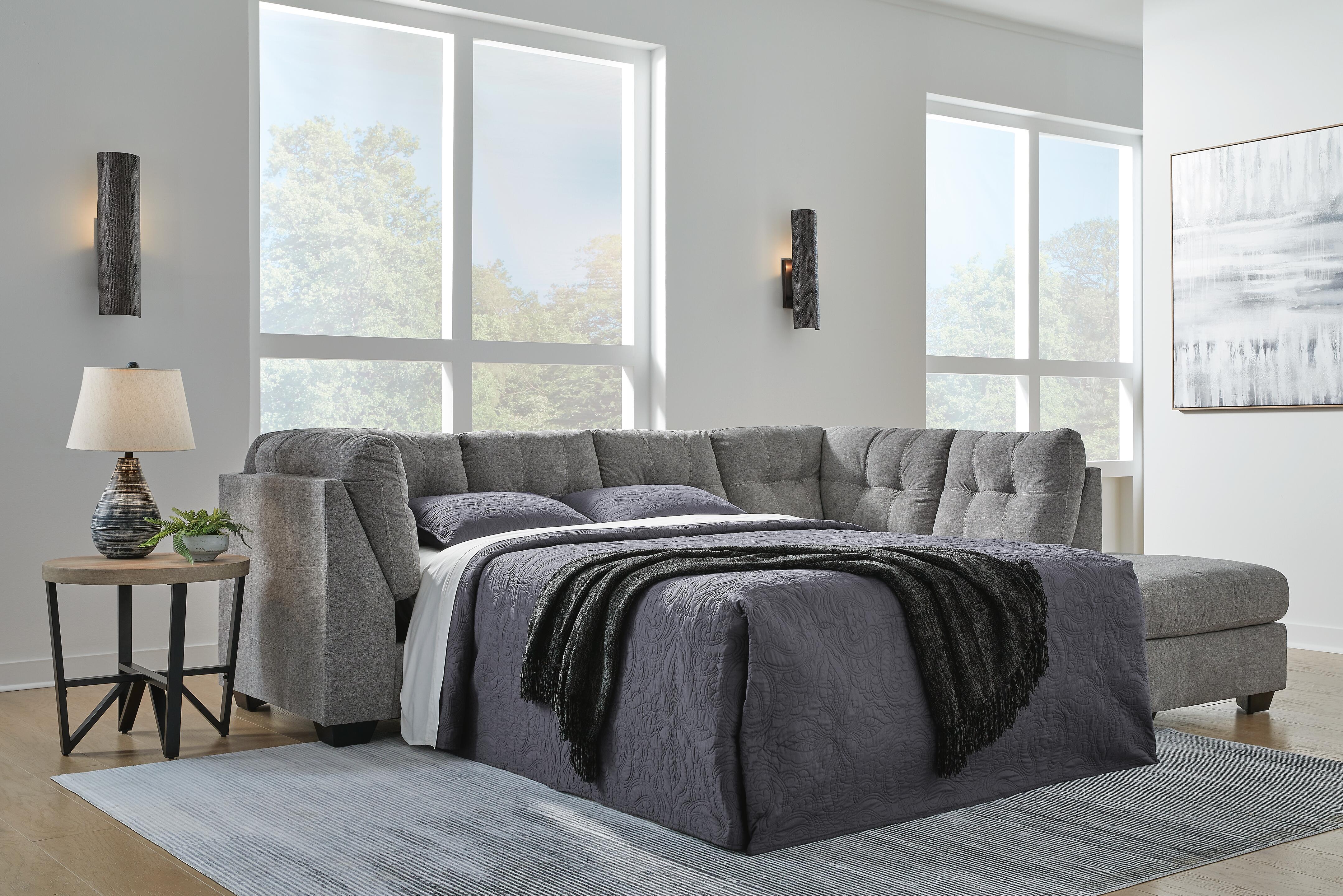 Click here for Marleton 2-Piece Sleeper Sectional with Chaise  Gr... prices