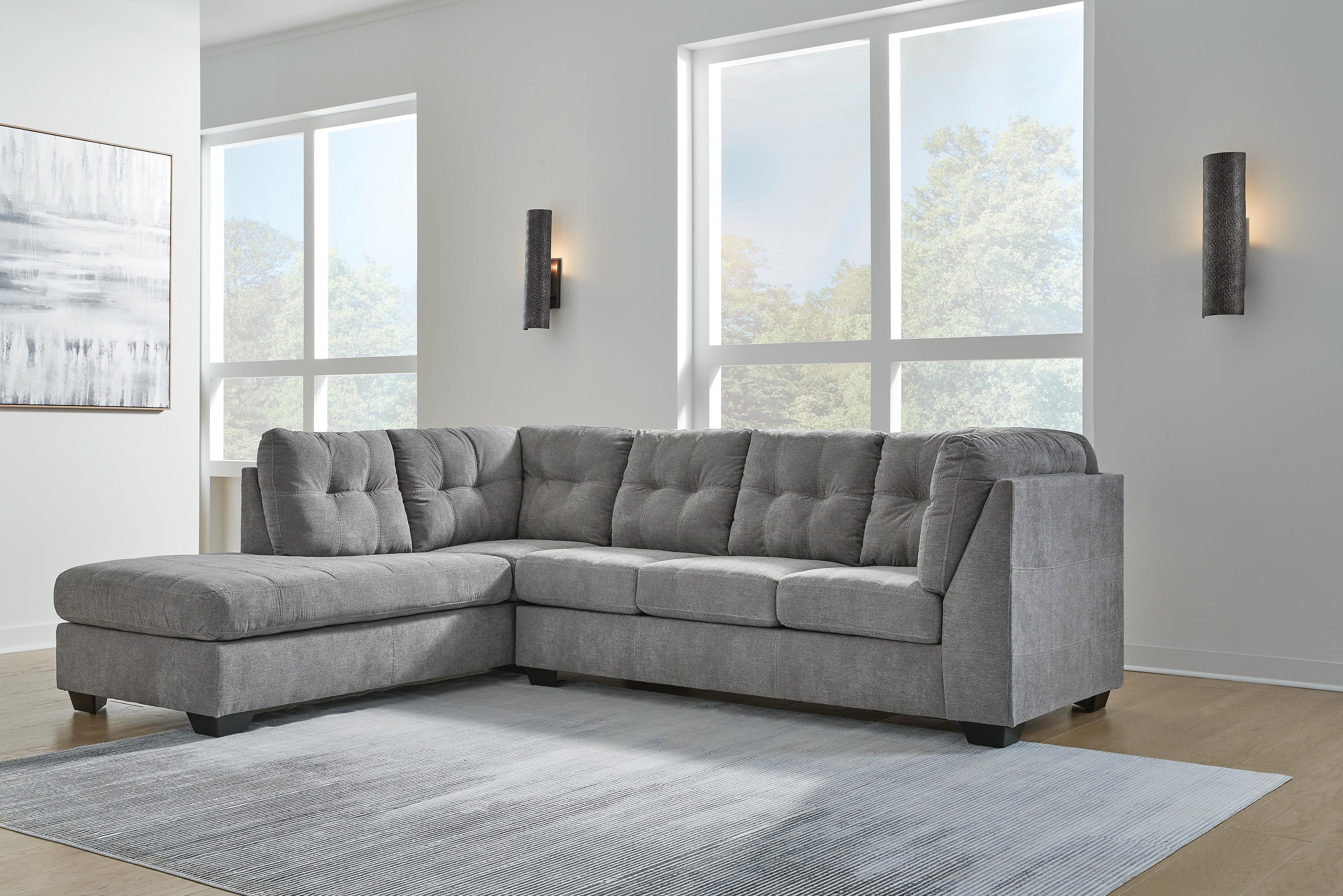 Click here for Marleton 2-Piece Sectional with Chaise  Gray prices
