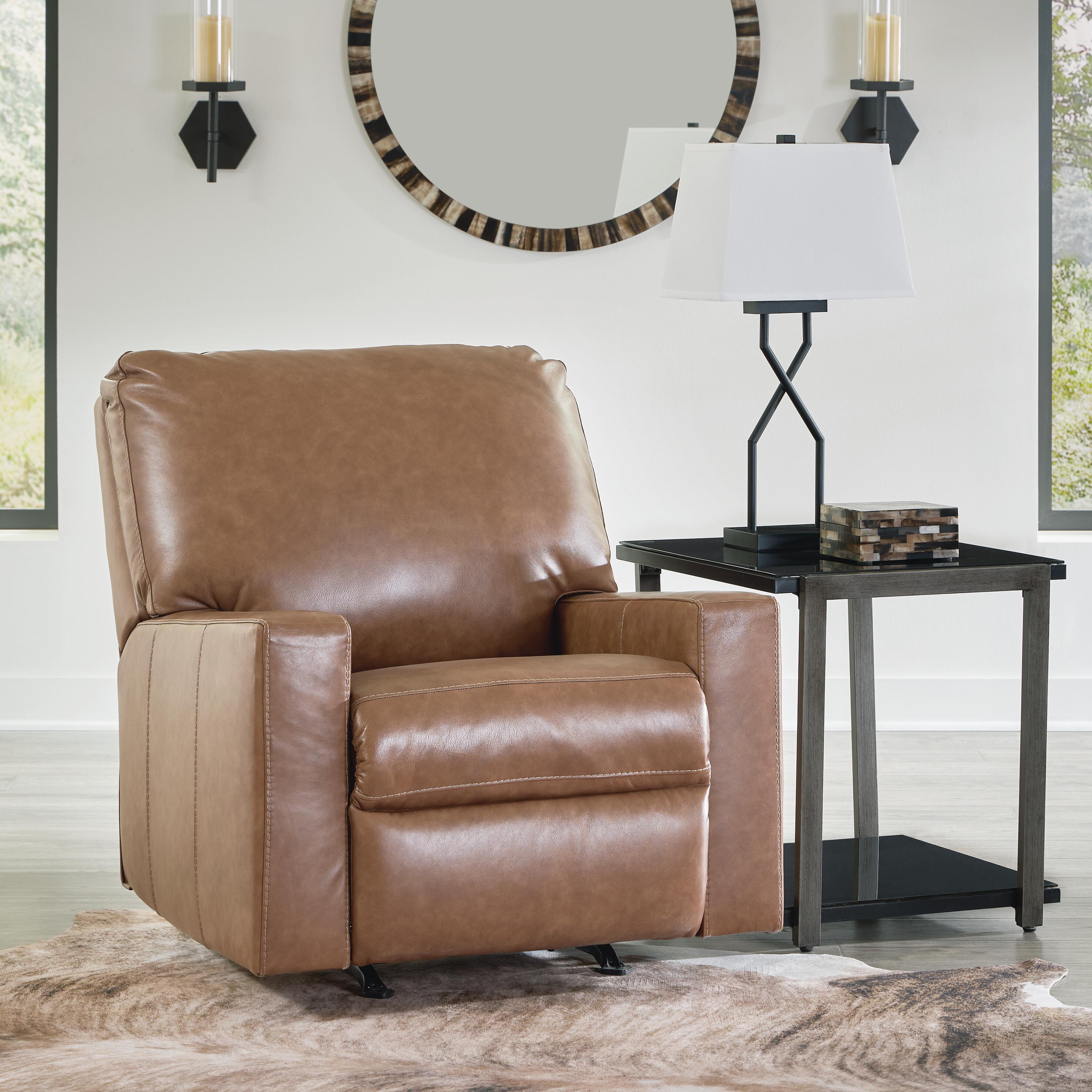 Click here for Bolsena Manual Leather Recliner Leather  Caramel prices