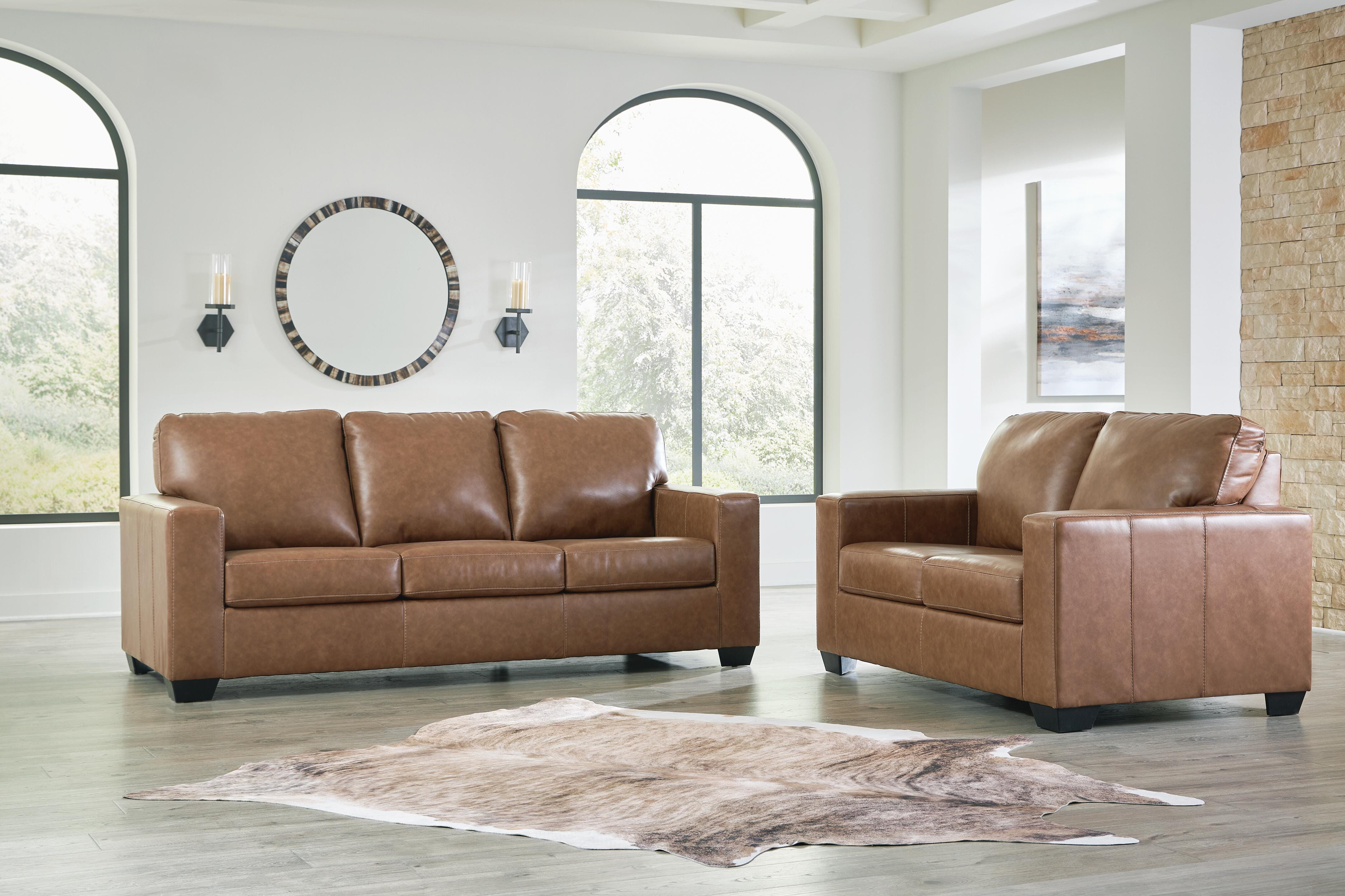 Click here for Bolsena Leather Sofa and Loveseat  Caramel prices