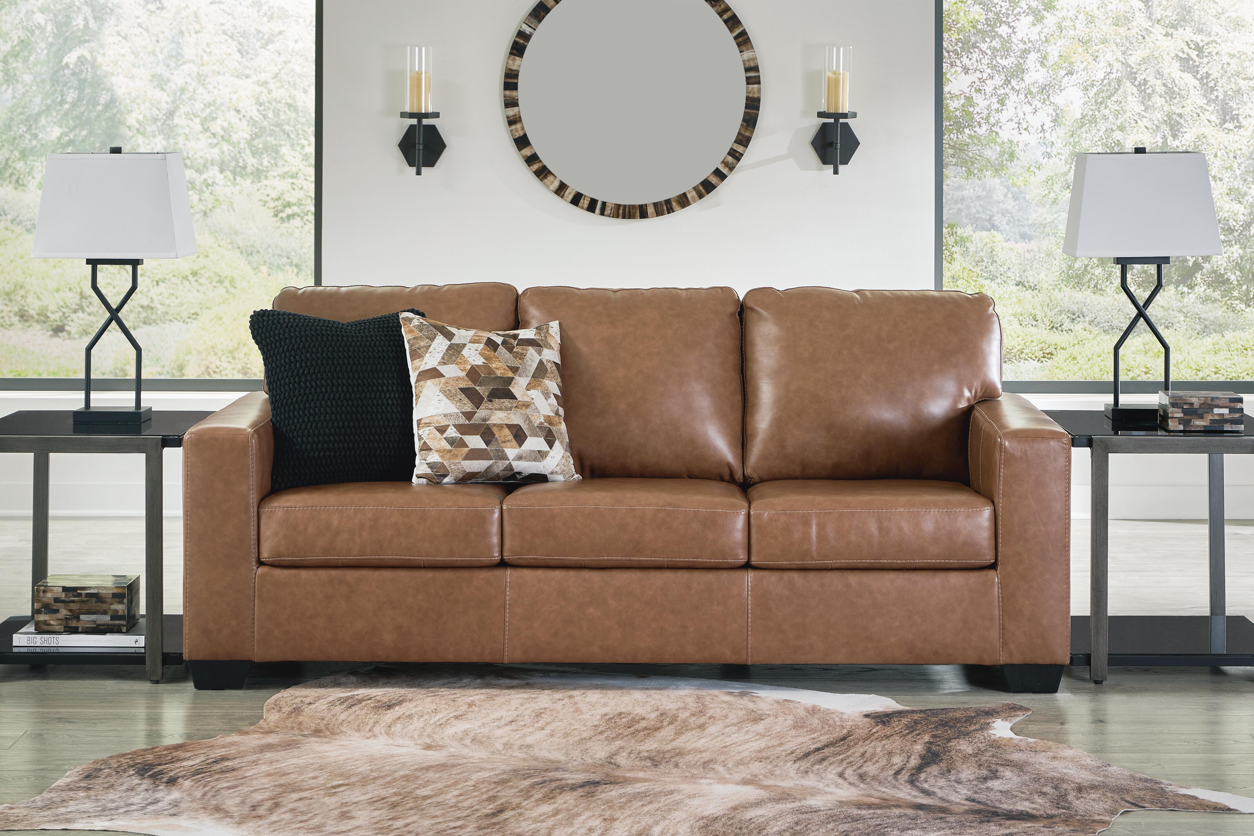 Click here for Bolsena Leather Sofa Leather  Caramel prices