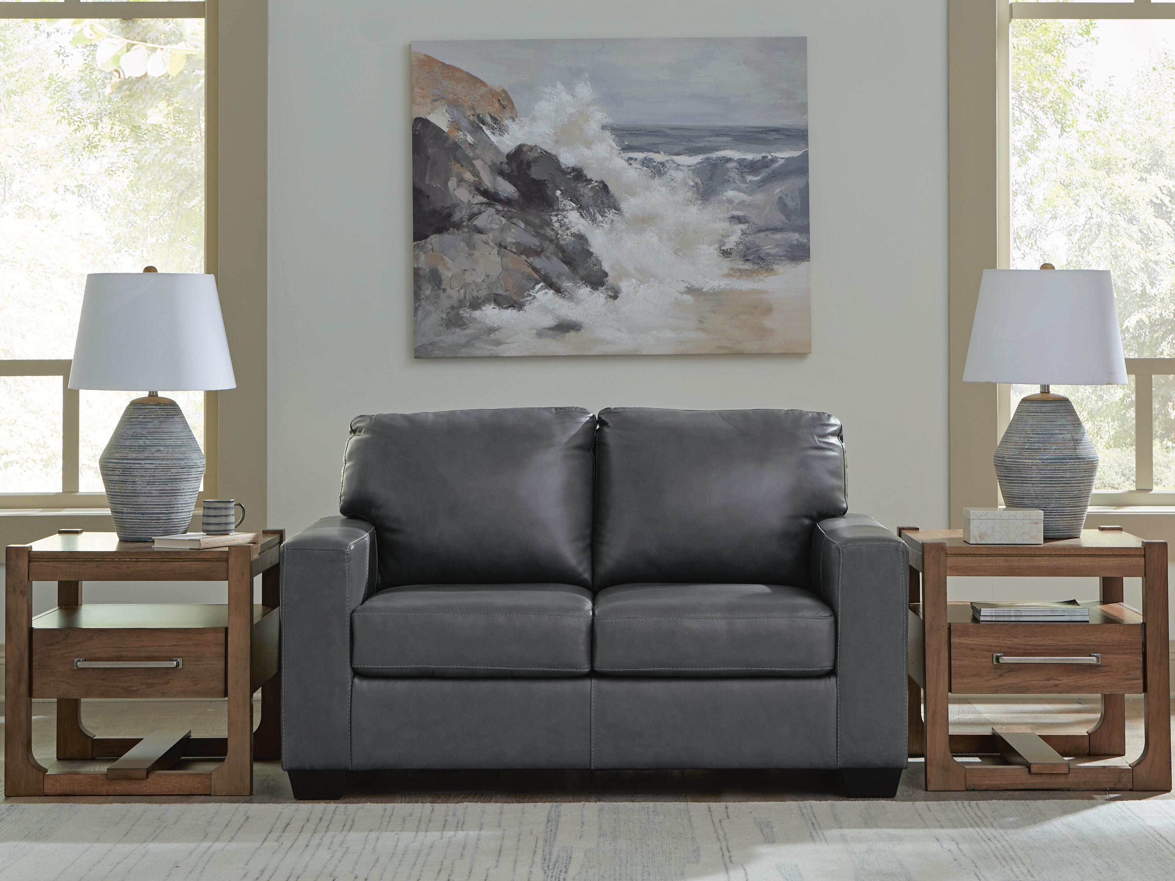 Click here for Bolsena Leather Loveseat Leather  Admiral prices